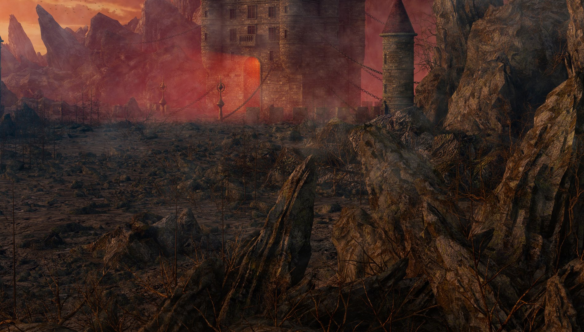 3D Fantasy Jail Castle Environment - TurboSquid 2170349