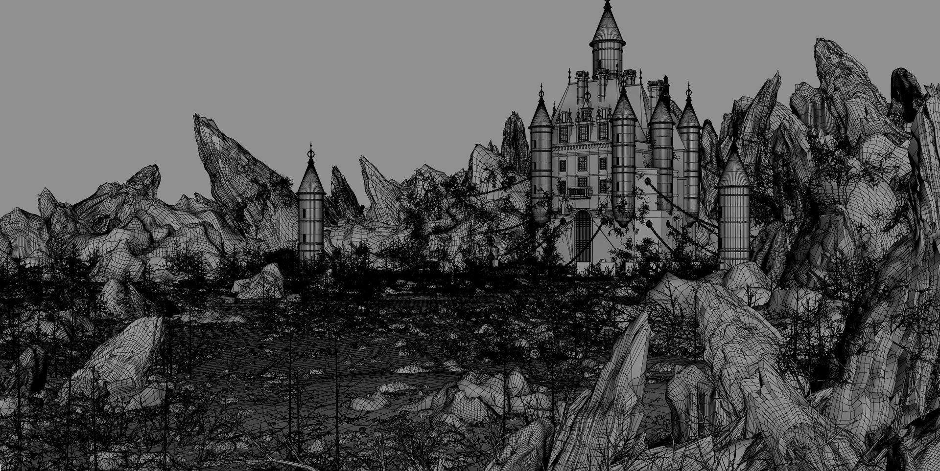 3D Fantasy Jail Castle Environment - TurboSquid 2170349