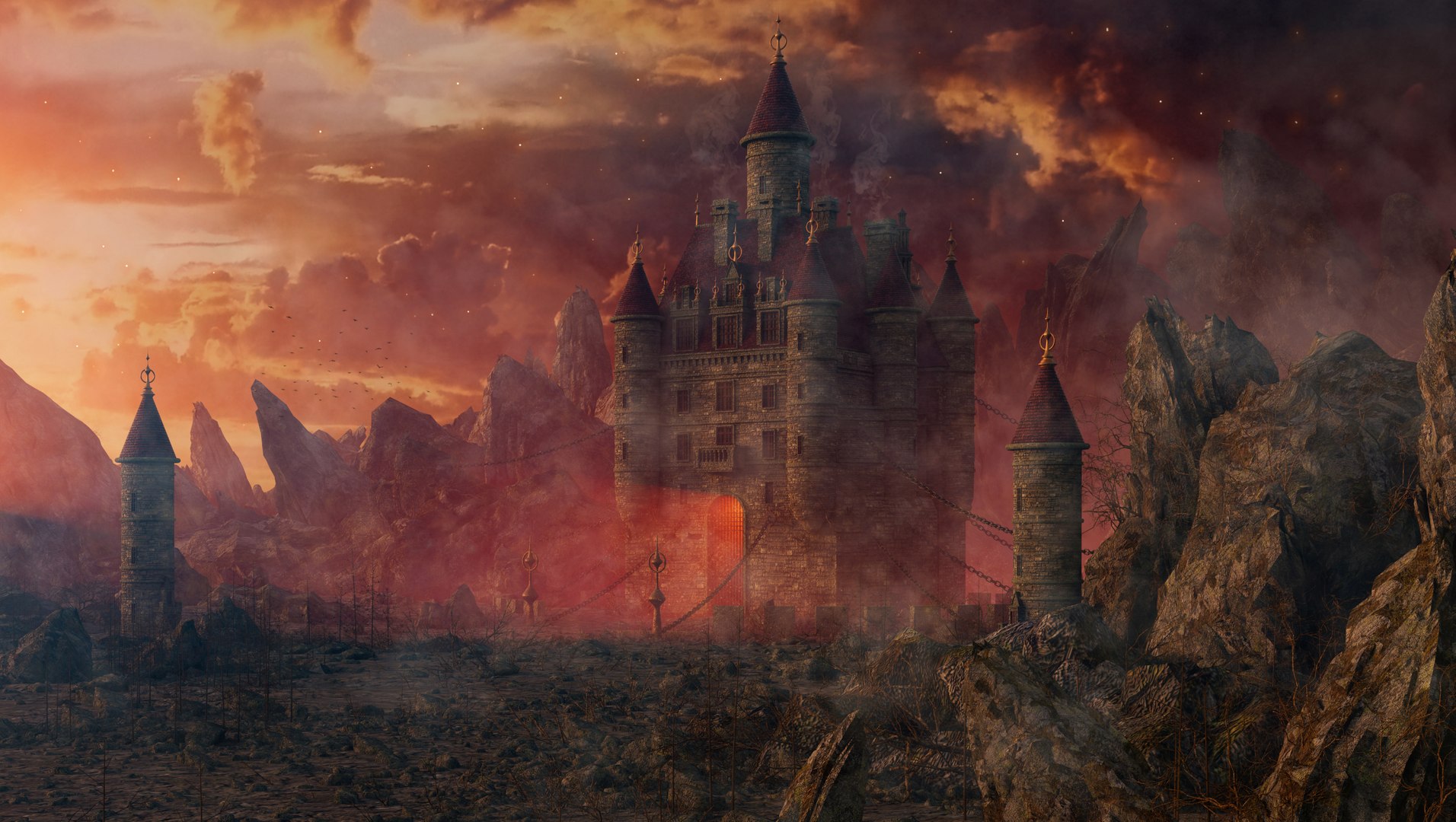 3D Fantasy Jail Castle Environment - TurboSquid 2170349