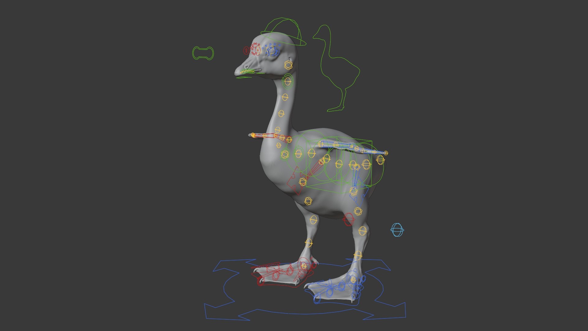 3D model Little Goose Animation - TurboSquid 2071231