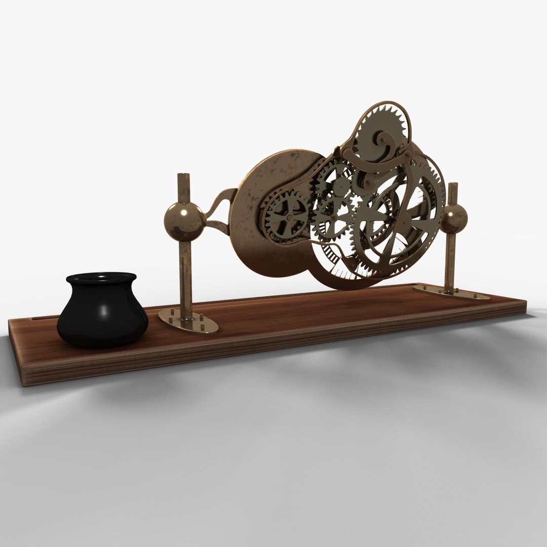 3d Model Table Clock