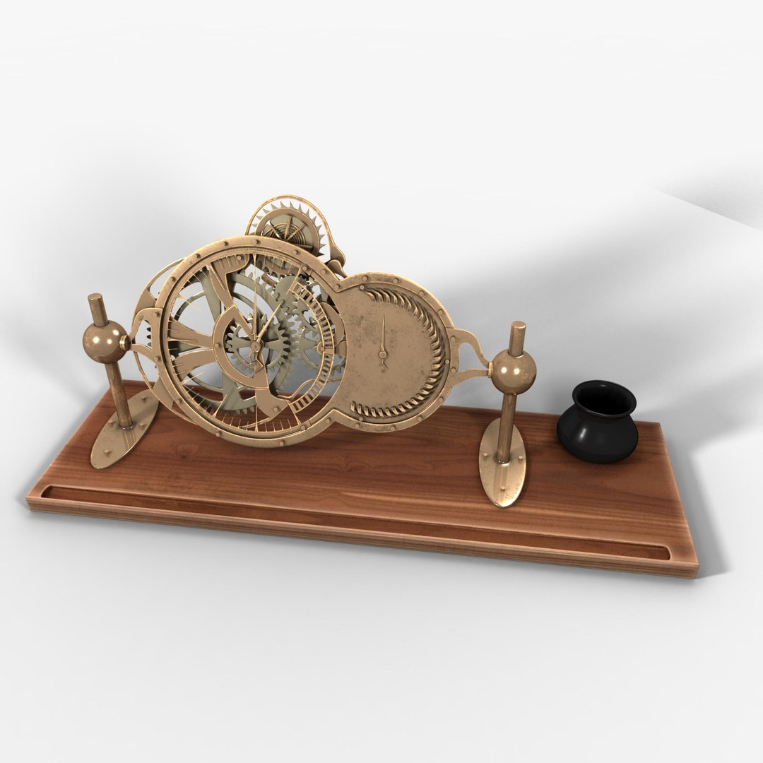 3d Model Table Clock