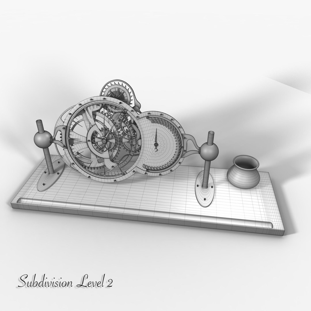 3d Model Table Clock