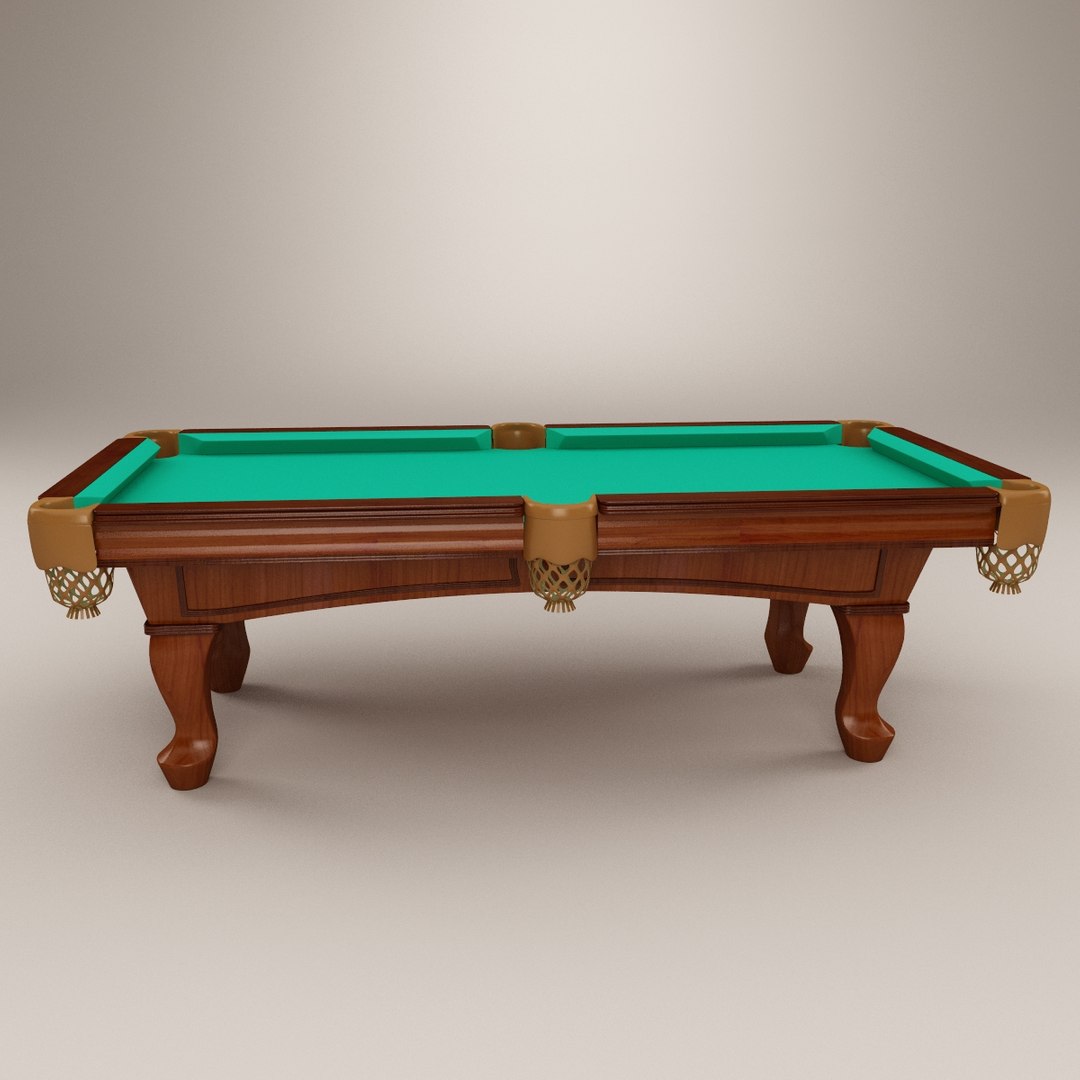 Berner Billiards Pool 3d Model