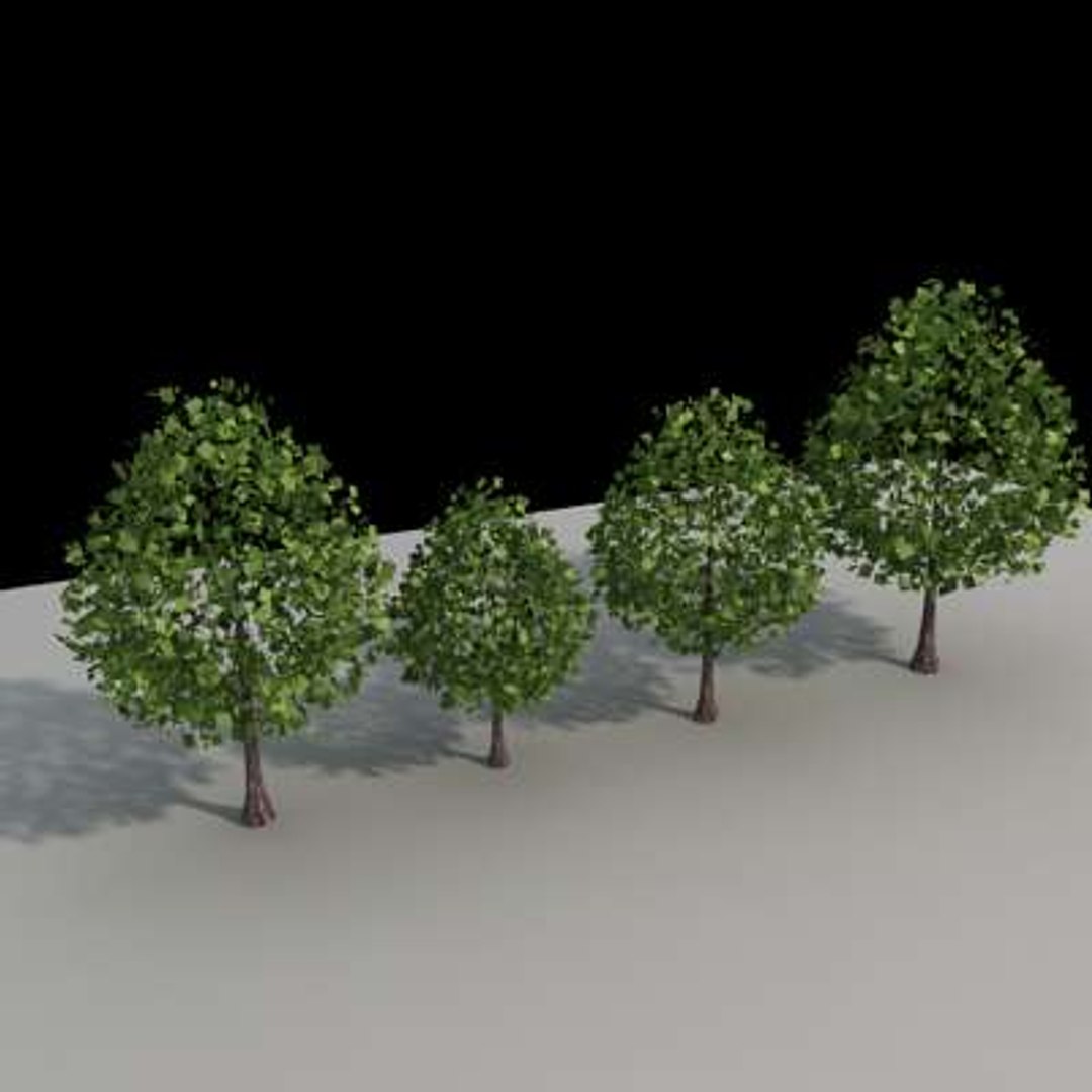 3d Tree Architectural Model