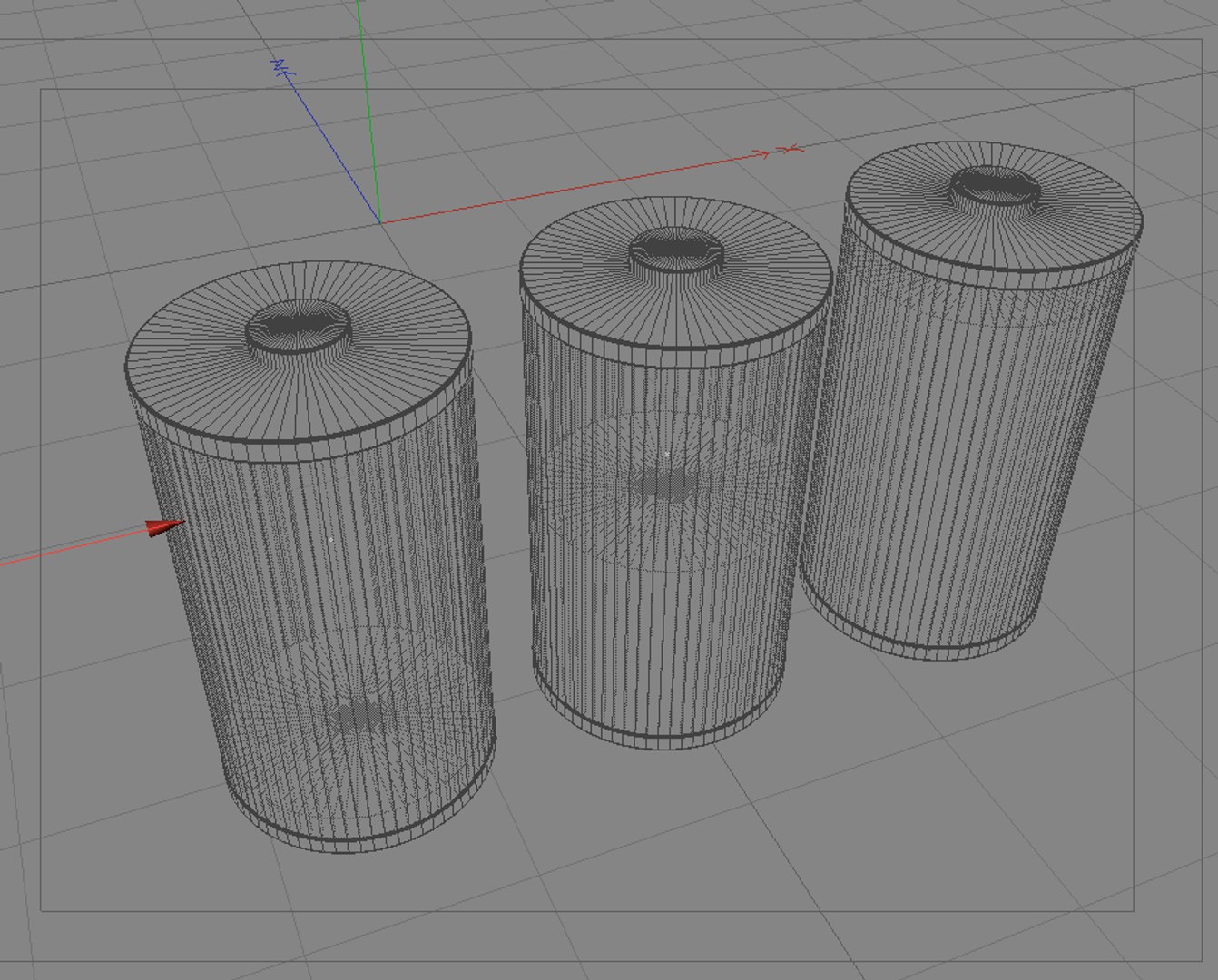 Batteries 3d Model