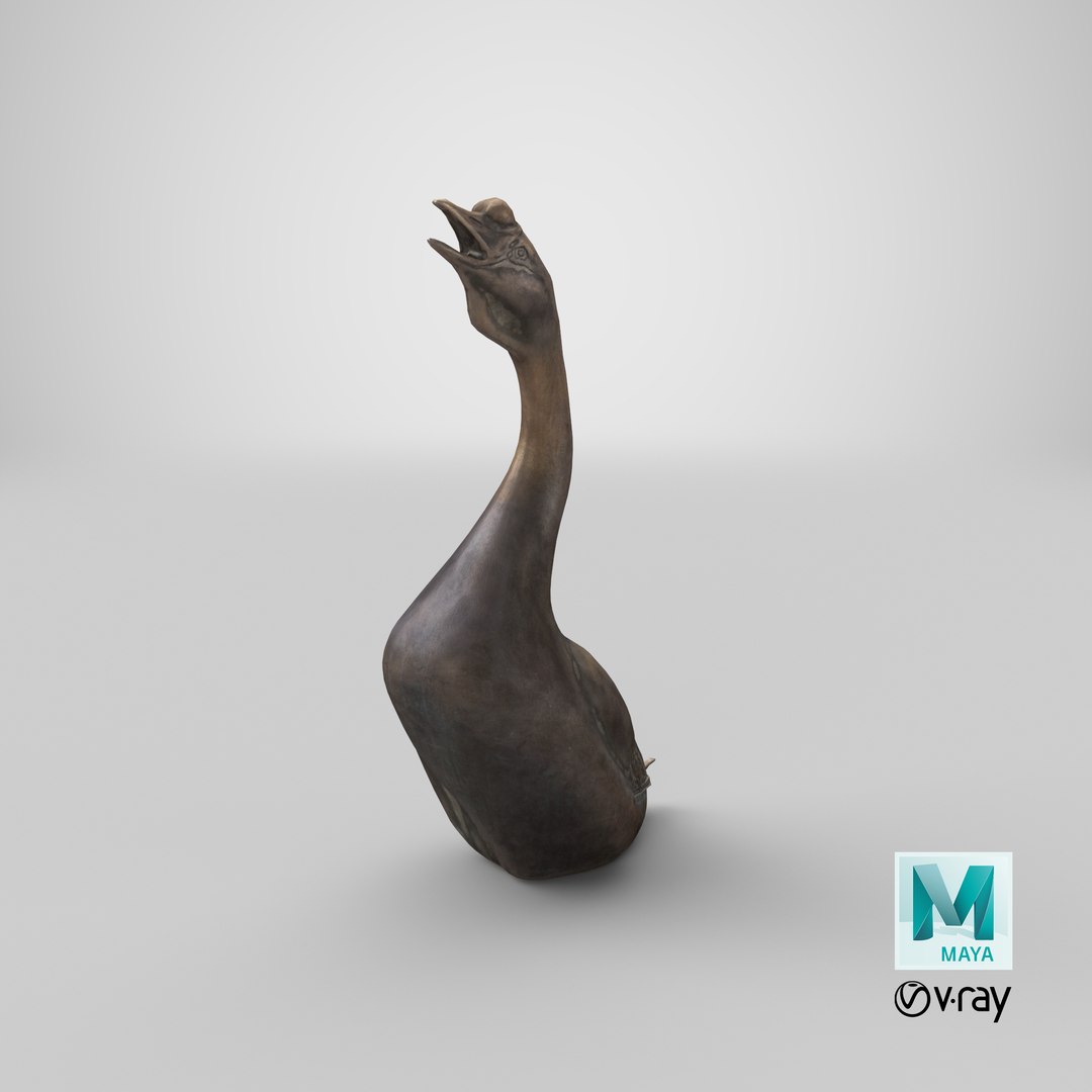 Goose Bronze Statue 3D Model - TurboSquid 1937223