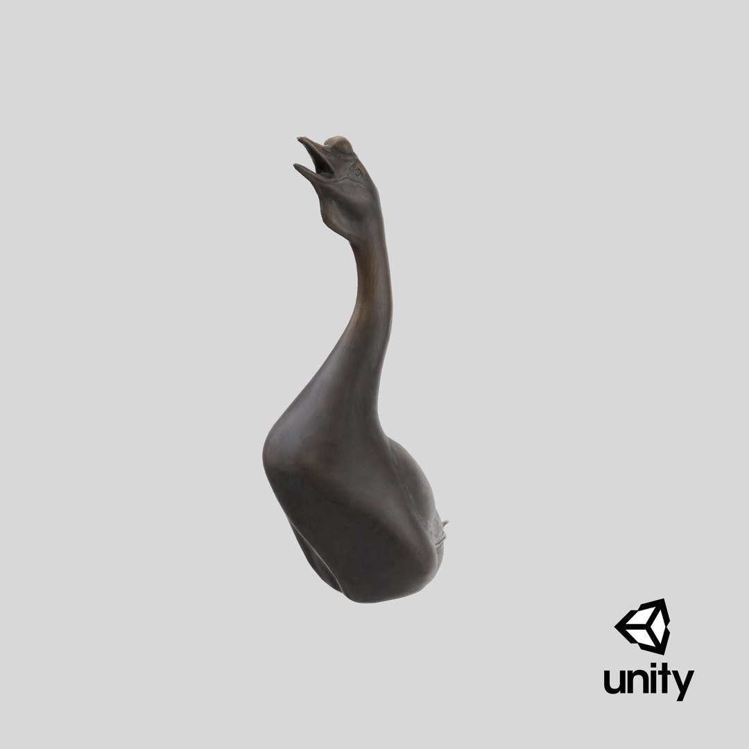 Goose Bronze Statue 3D Model - TurboSquid 1937223