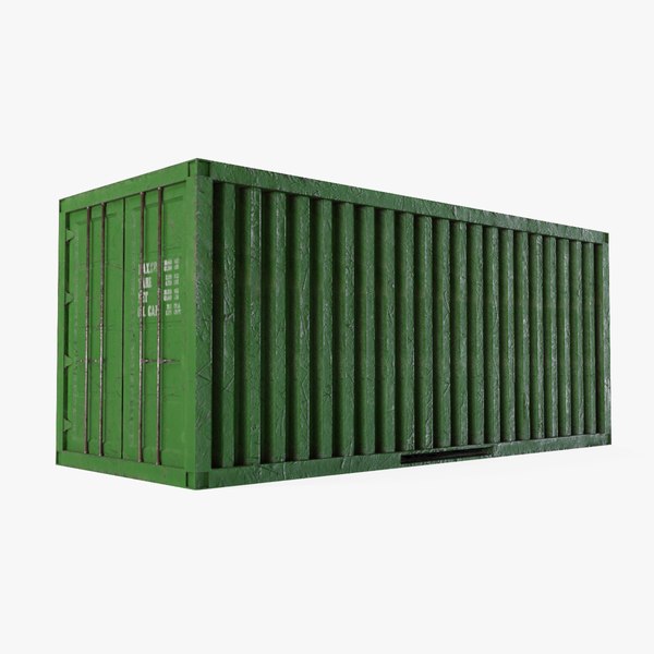 Cargo Container - Green 3D 모델 - TurboSquid 1903510