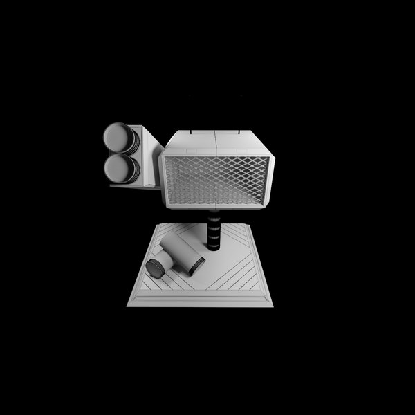 Turret beam 3D model - TurboSquid 1478487