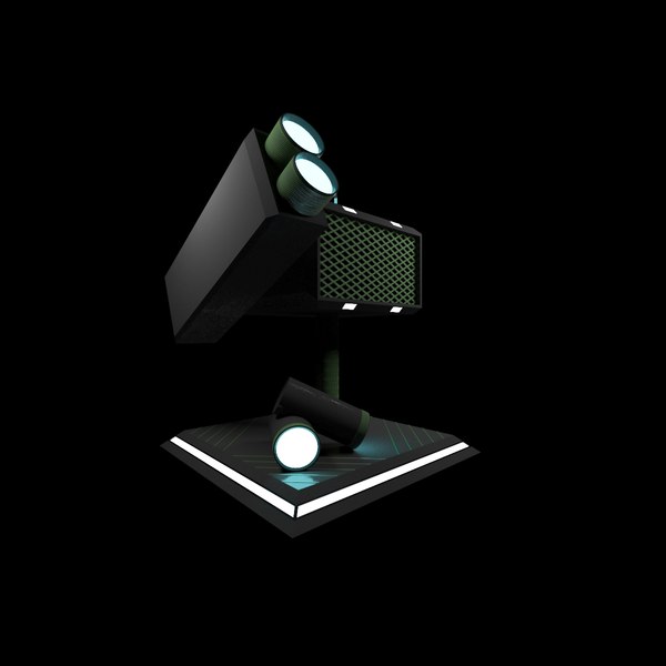 Turret beam 3D model - TurboSquid 1478487