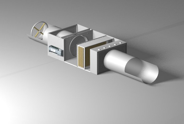 modelo 3d Caja de VAV - TurboSquid 913677