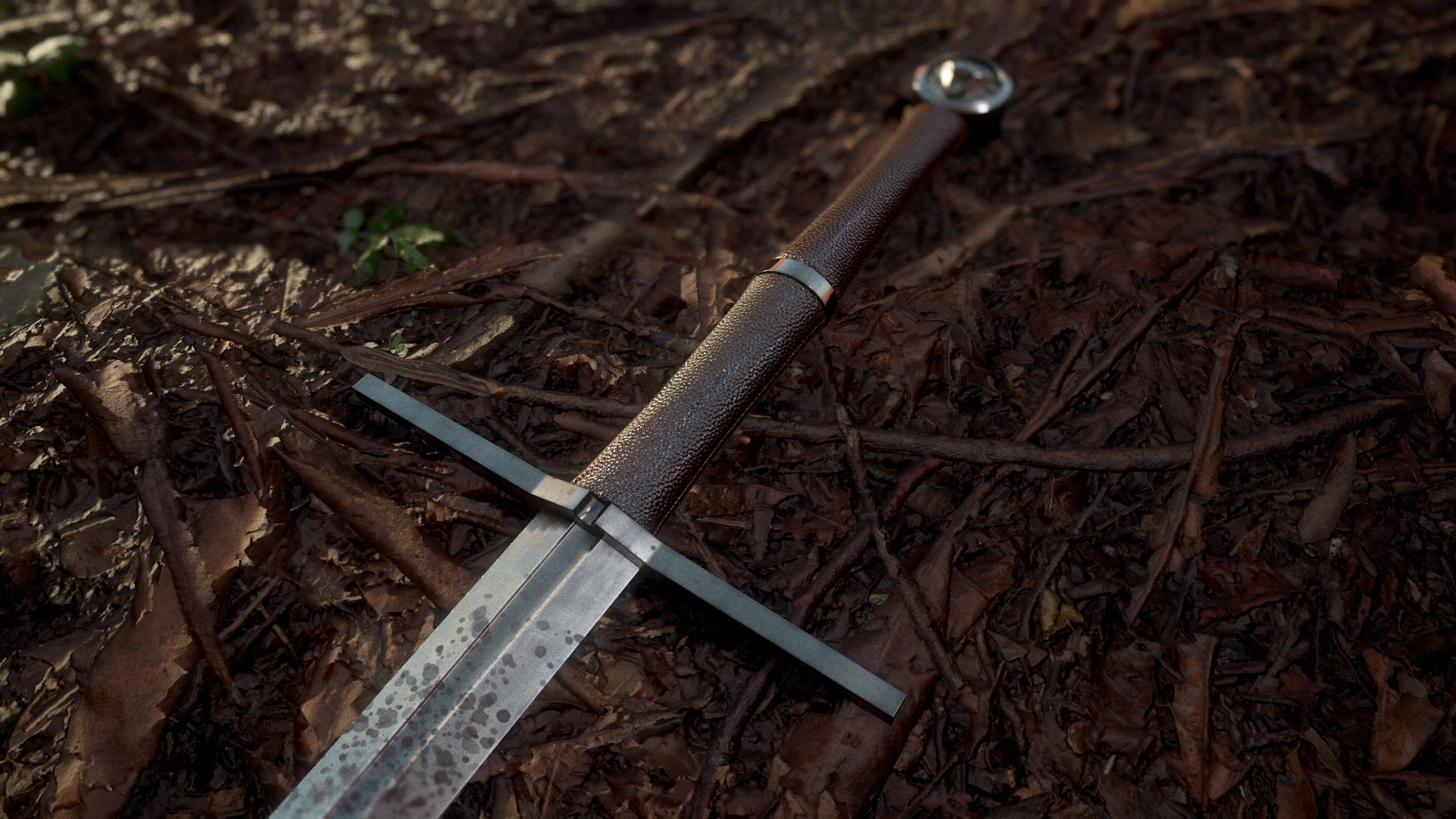 3D Steel Witcher Sword - TurboSquid 1606500
