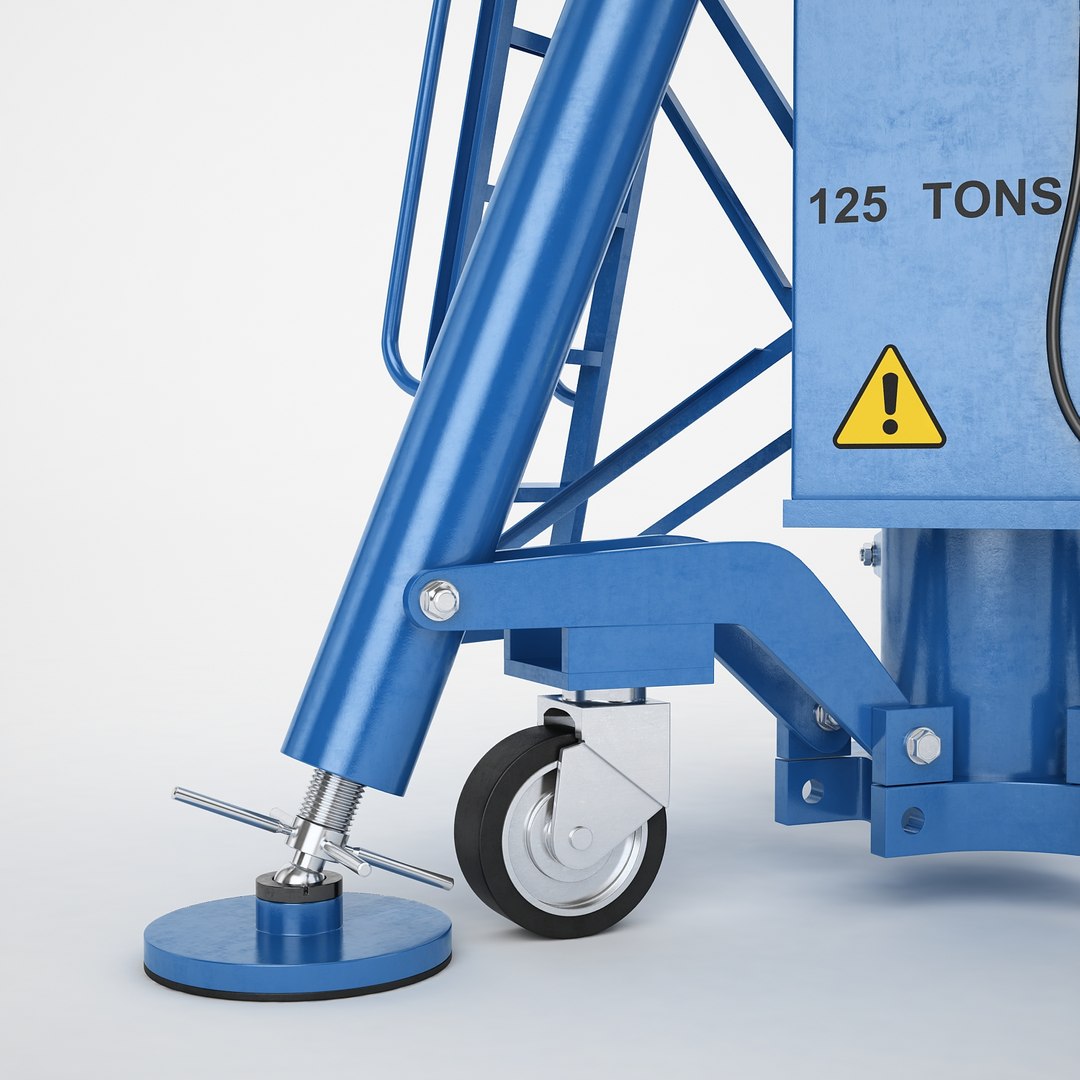 3D Aircraft Tripod Jack Model - TurboSquid 1253744