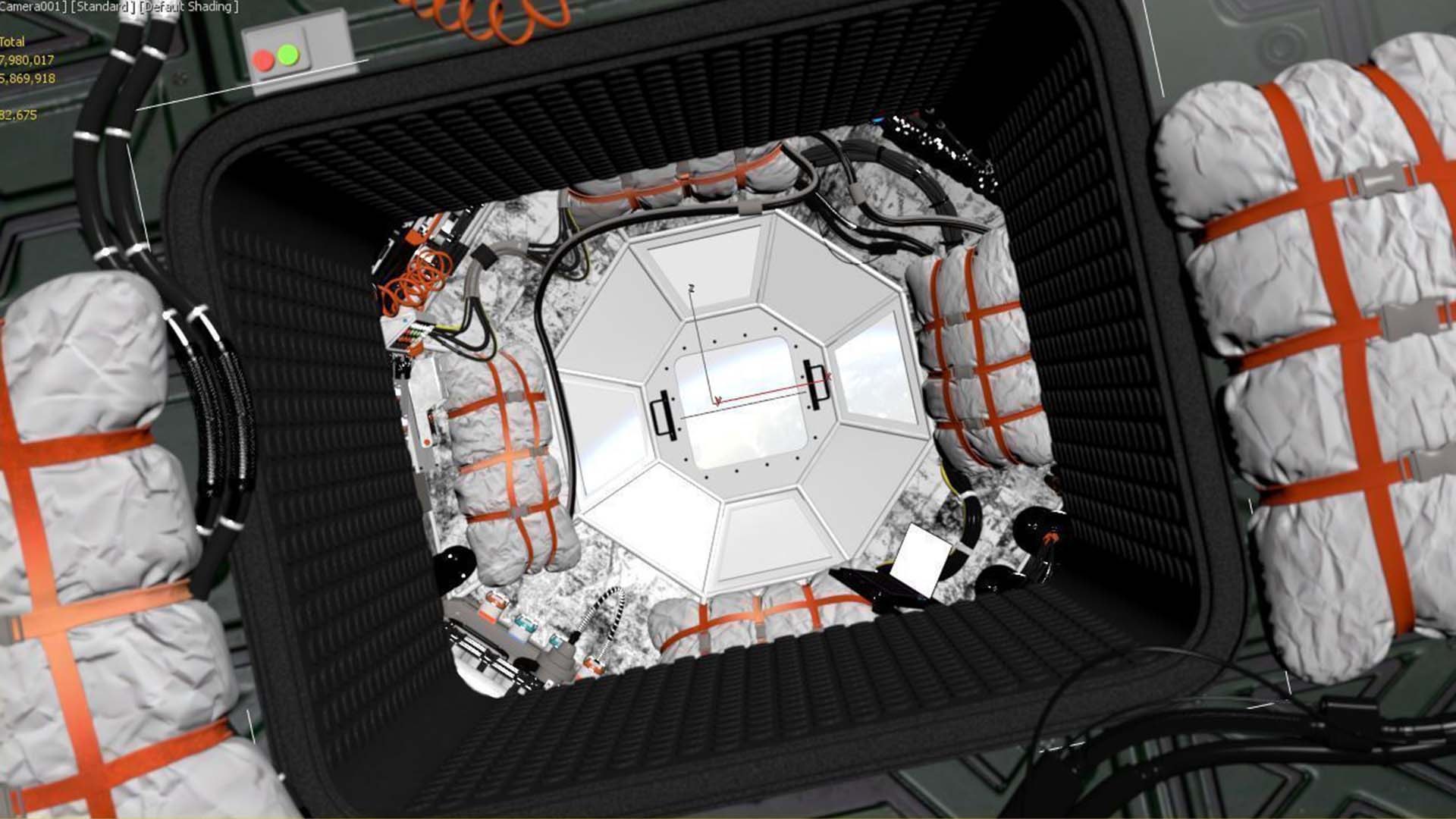 3D Space Shuttle Interior Model - TurboSquid 1848084