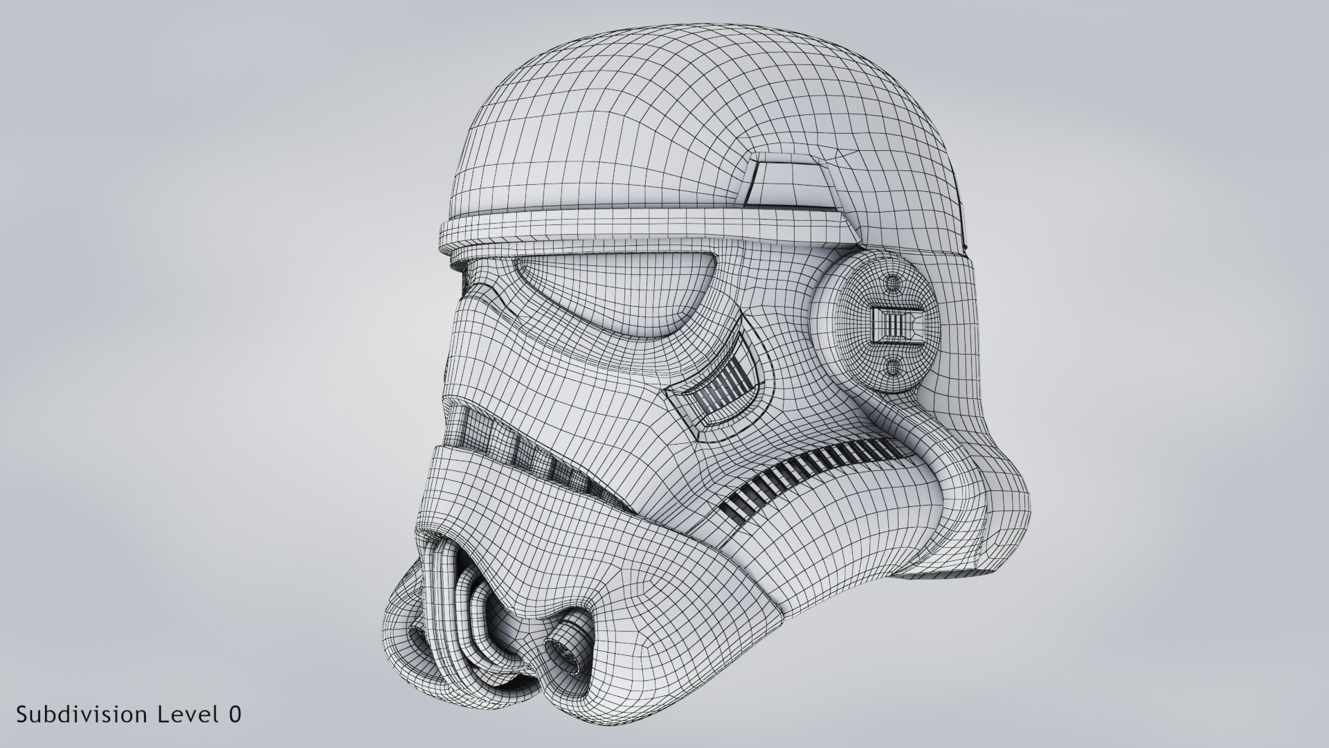 3D stormtrooper helmet model - TurboSquid 1551172