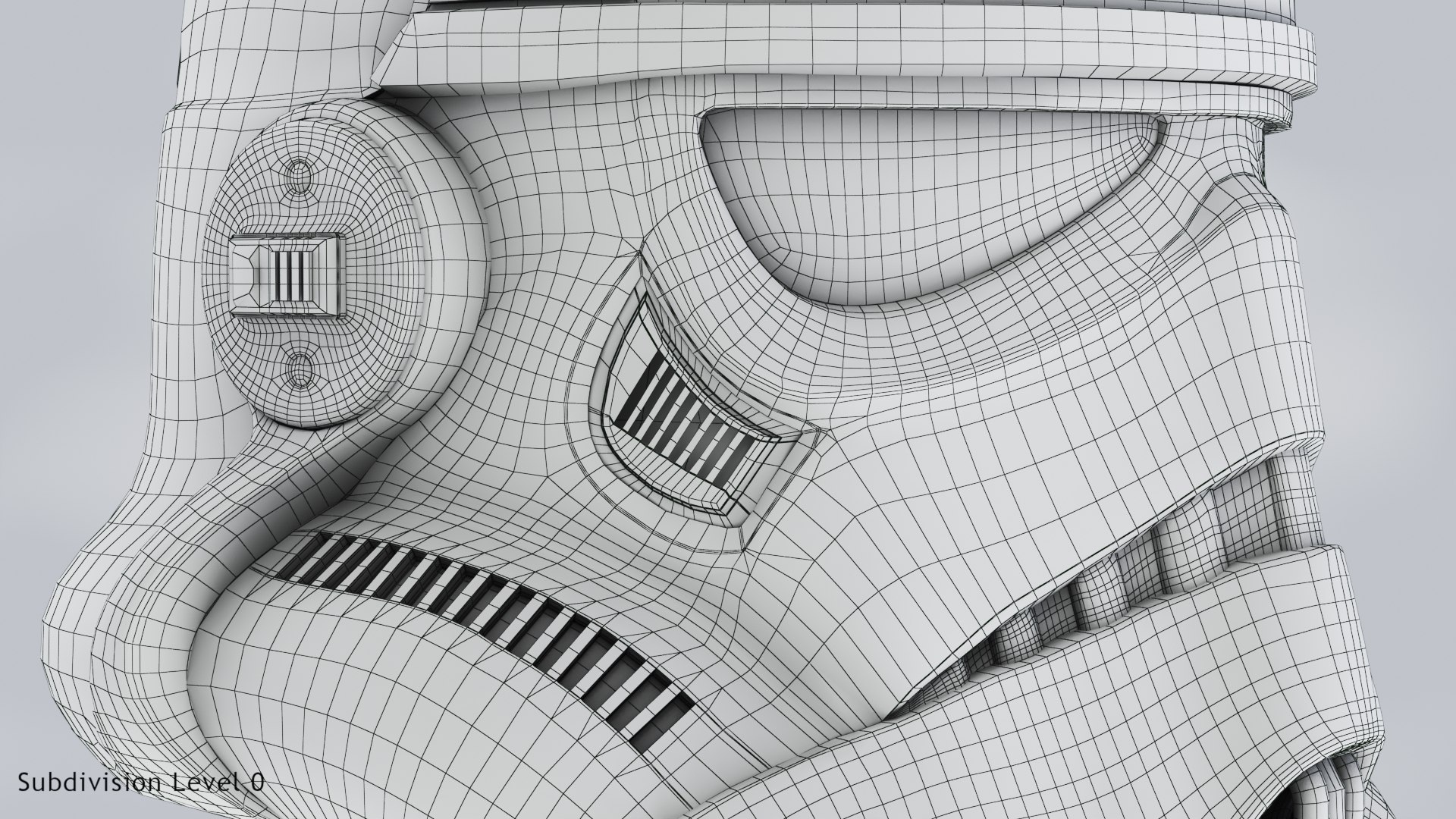 3D stormtrooper helmet model - TurboSquid 1551172