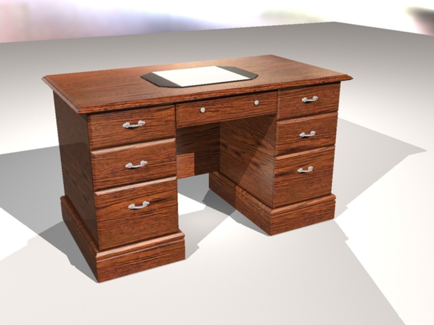 3d model desk study