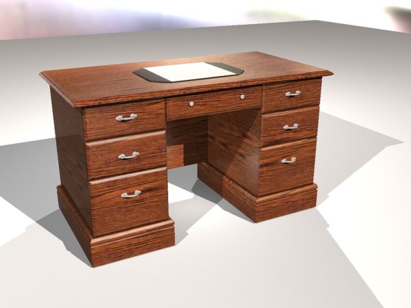 3d model desk study