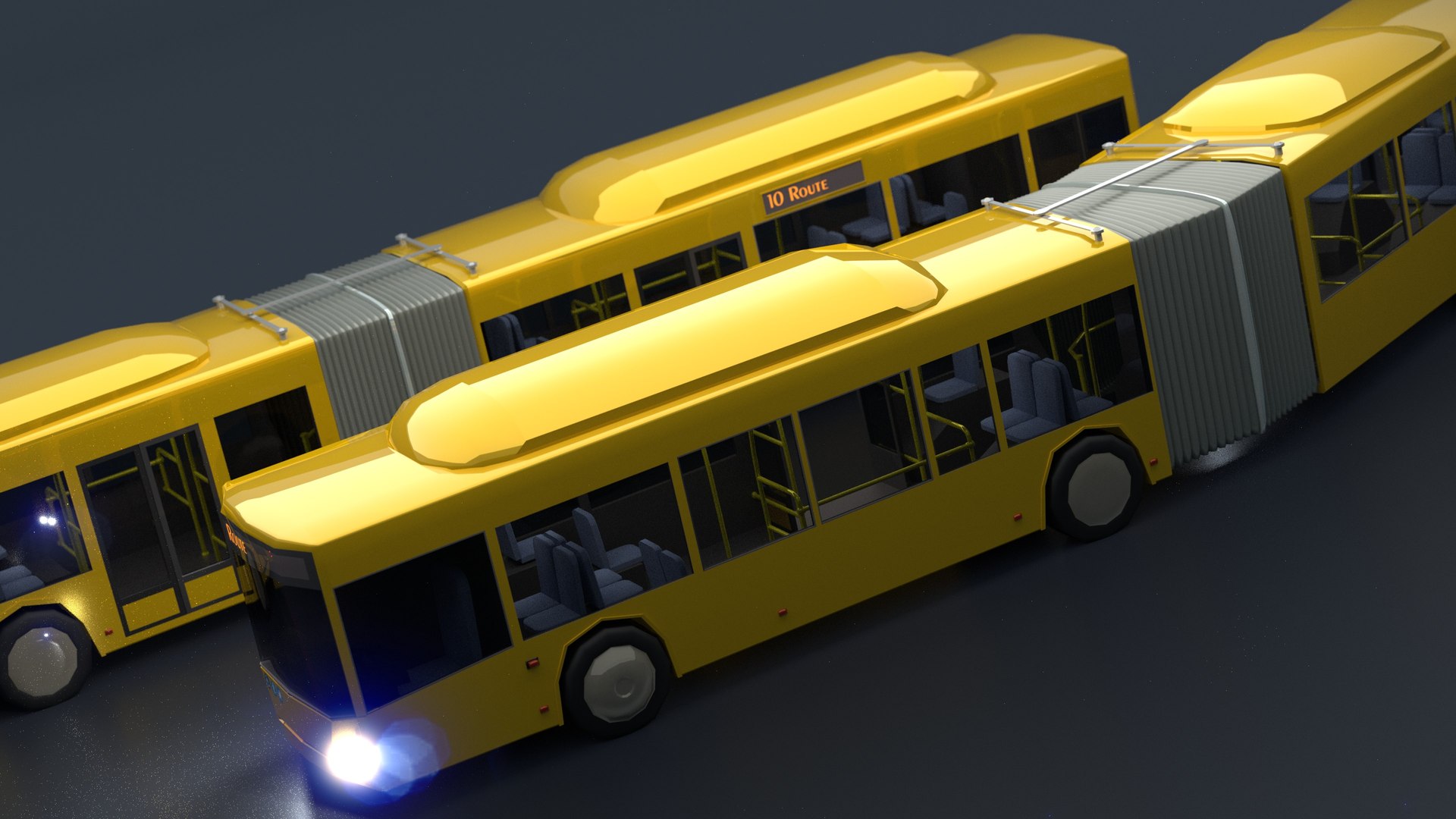 MAZ Minsk City bus collection 3D - TurboSquid 2010022