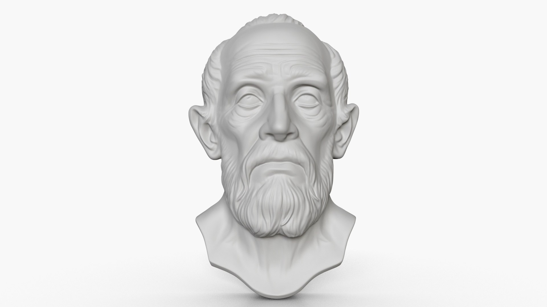 3D Old Man Relief 4 - TurboSquid 2287554