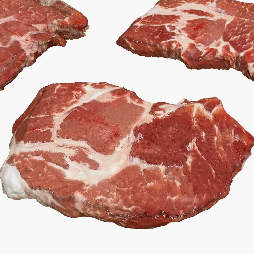 3d Steak - Pork