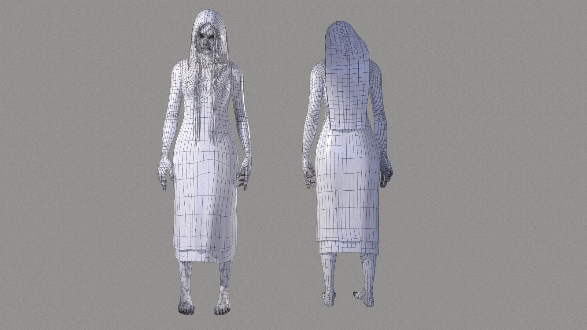 3D model Ghost Woman - TurboSquid 2120829