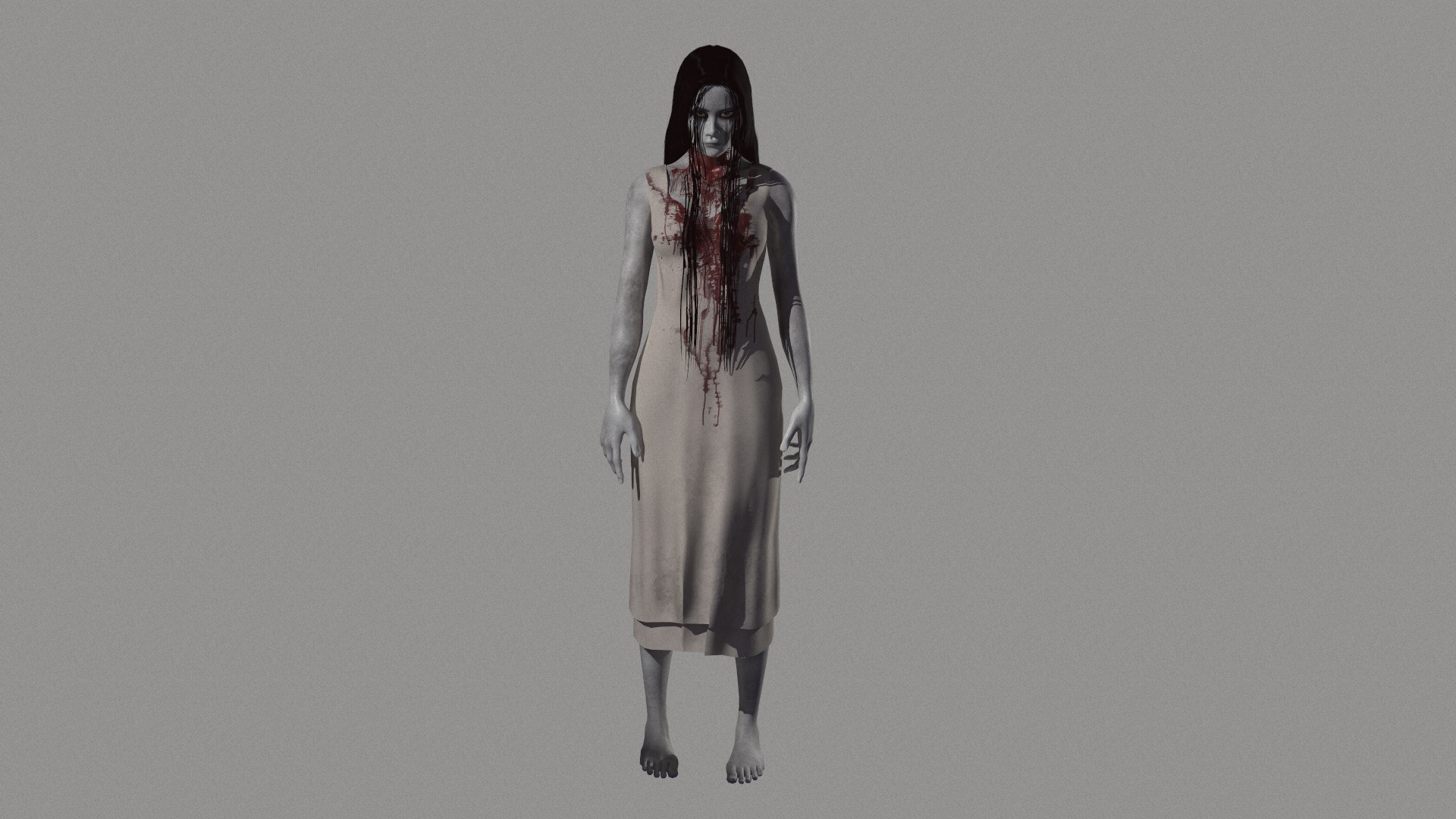 3D Model Ghost Woman - TurboSquid 2120829