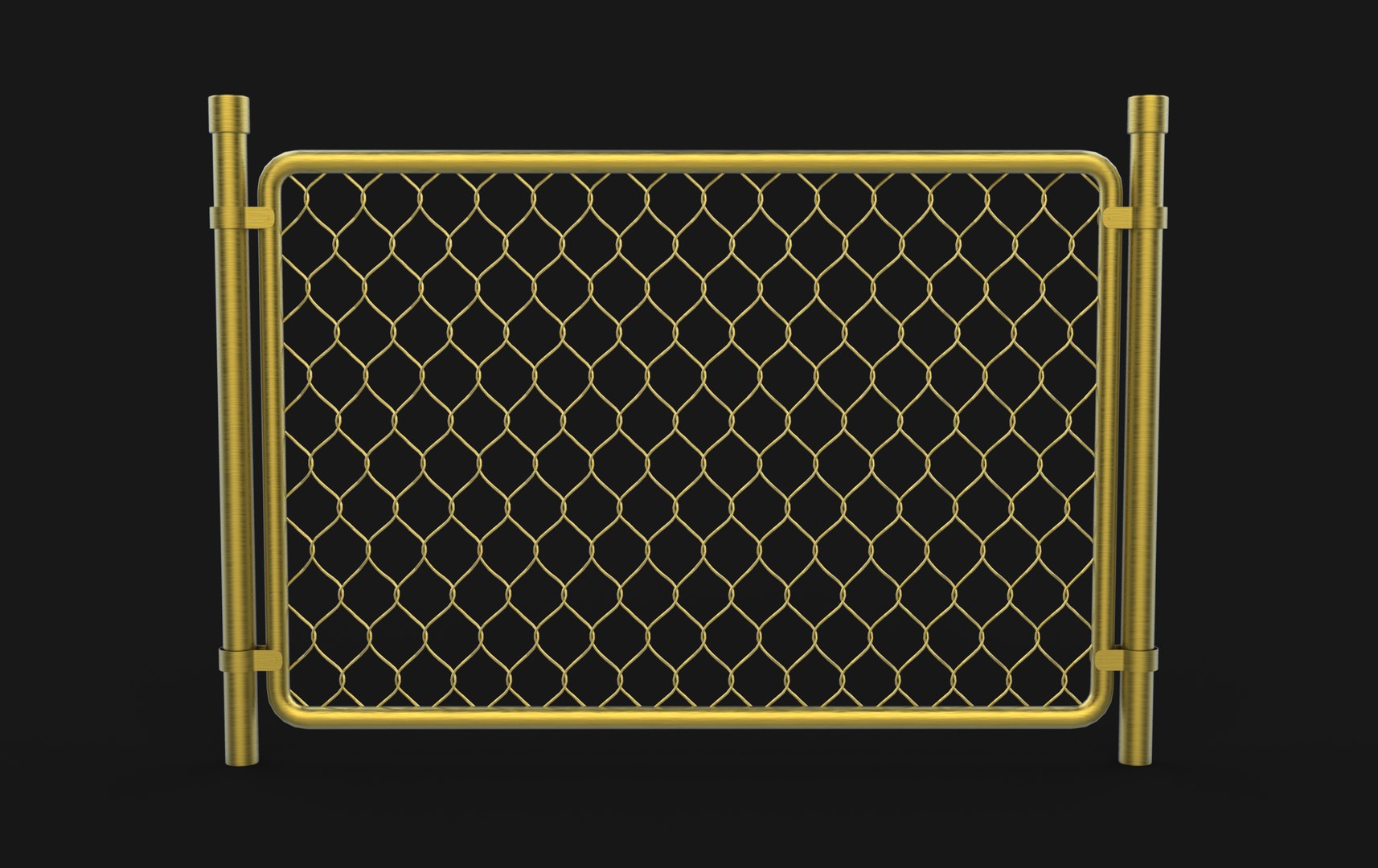 3D Chain Link Fence 3D Model - TurboSquid 2335202