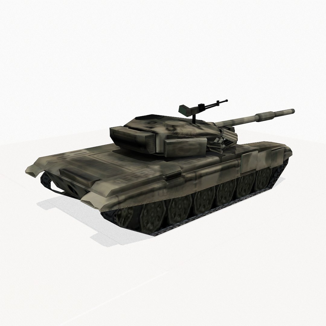 3d Model T-90 Battle Tank