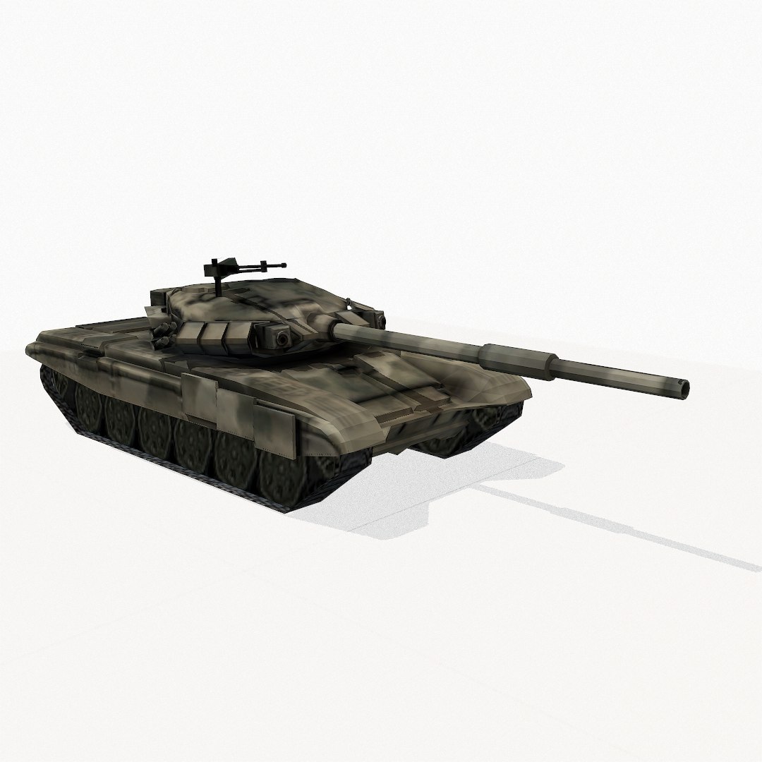 3d Model T-90 Battle Tank