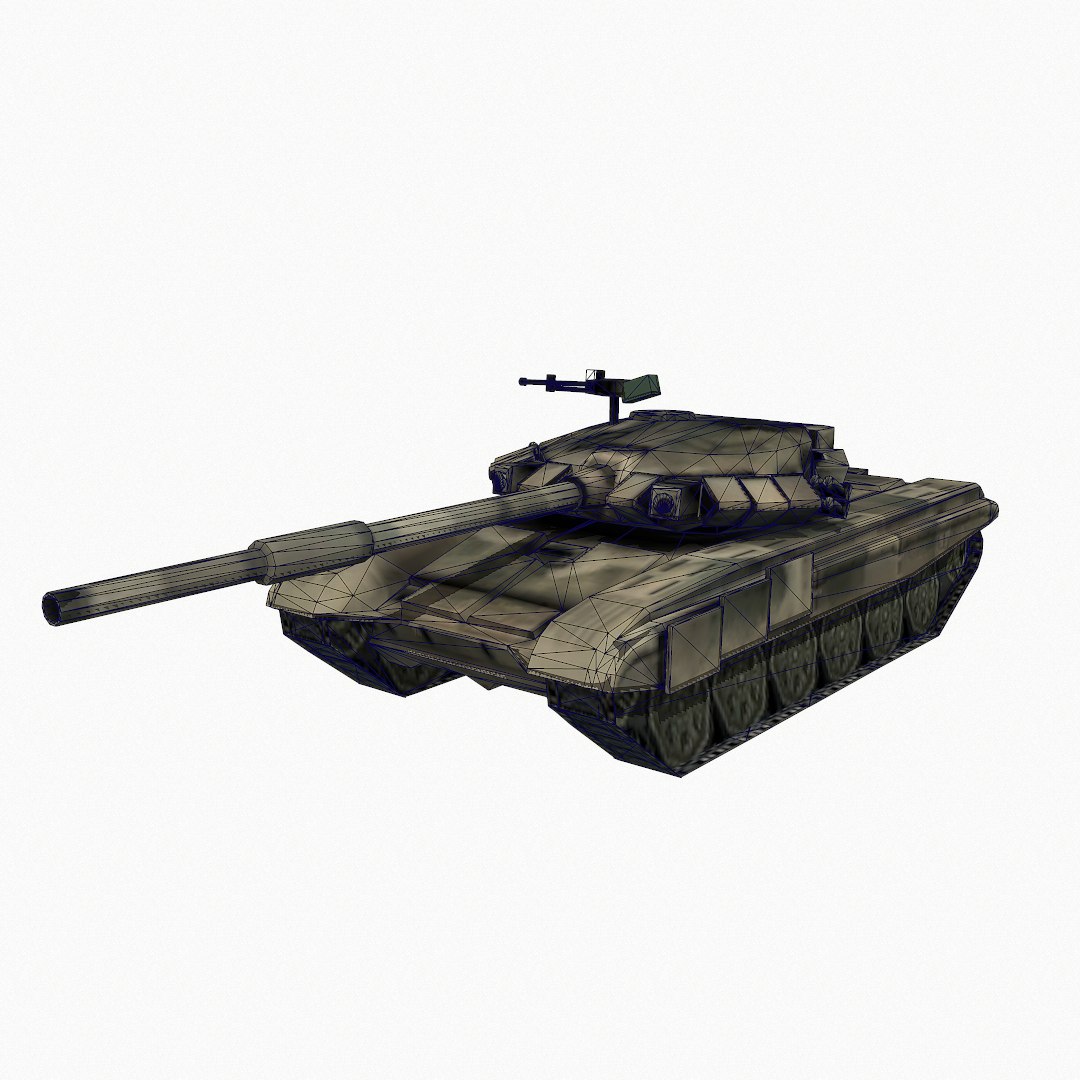3d Model T-90 Battle Tank