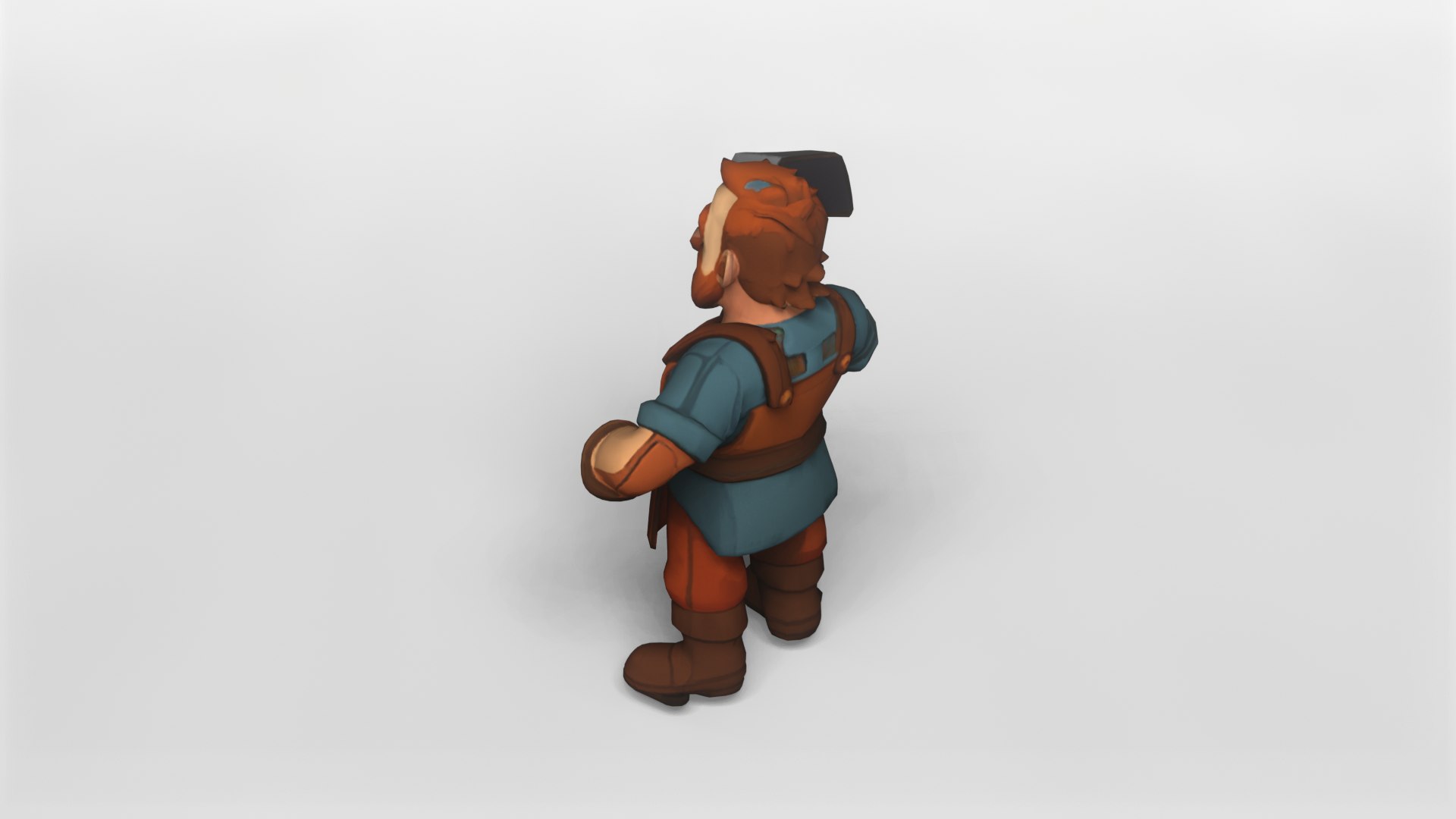 Friendly Blacksmith Character 3D Model 3D Model - TurboSquid 2415608