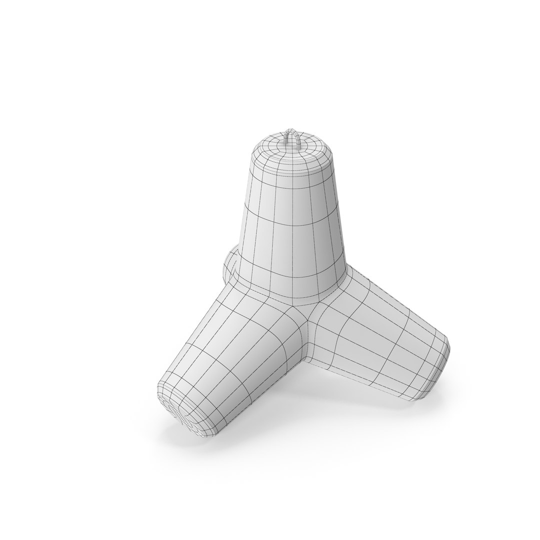 3D Concrete Tetrapod - TurboSquid 1994271