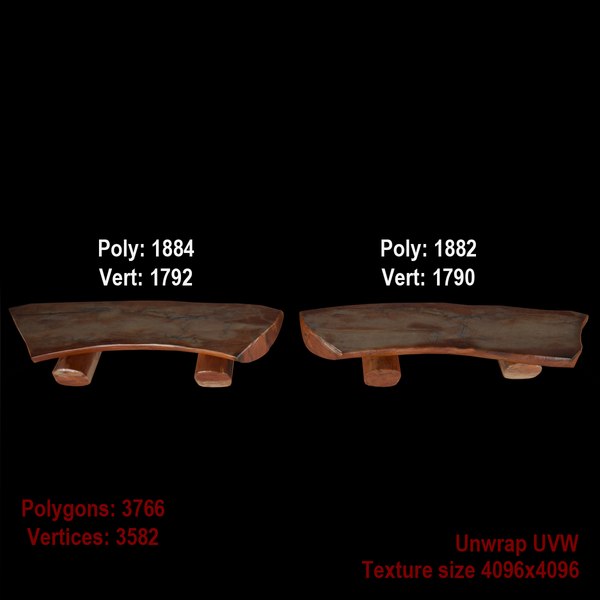 bench 8 3d model
