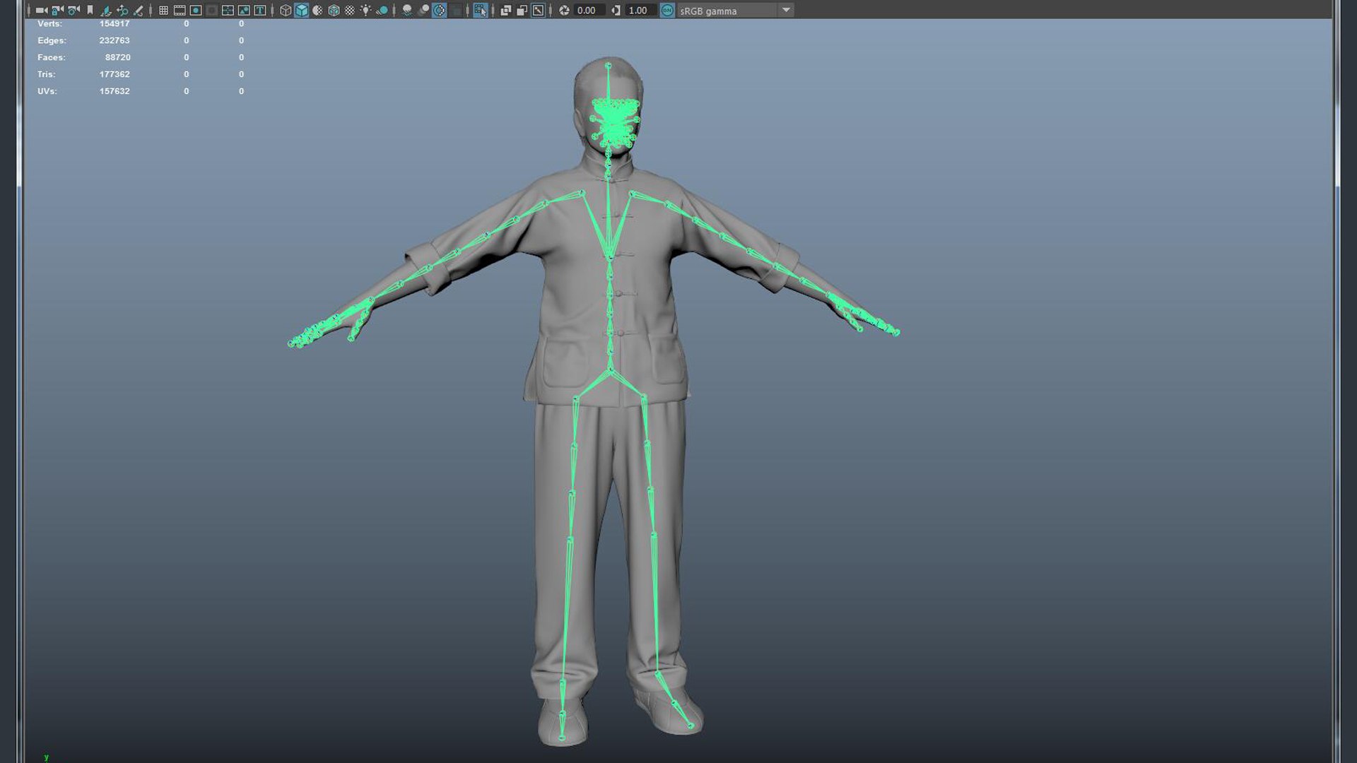 3D Kung Fu Man Model - TurboSquid 2285564