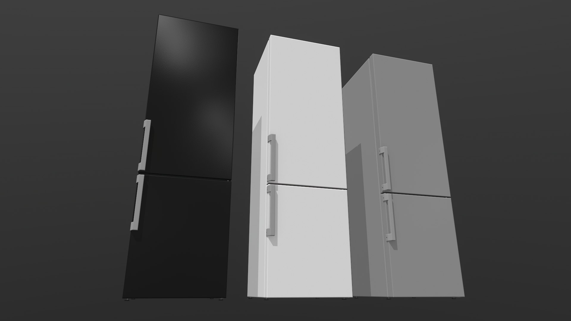 3D Low-poly Refrigerator - TurboSquid 1553513