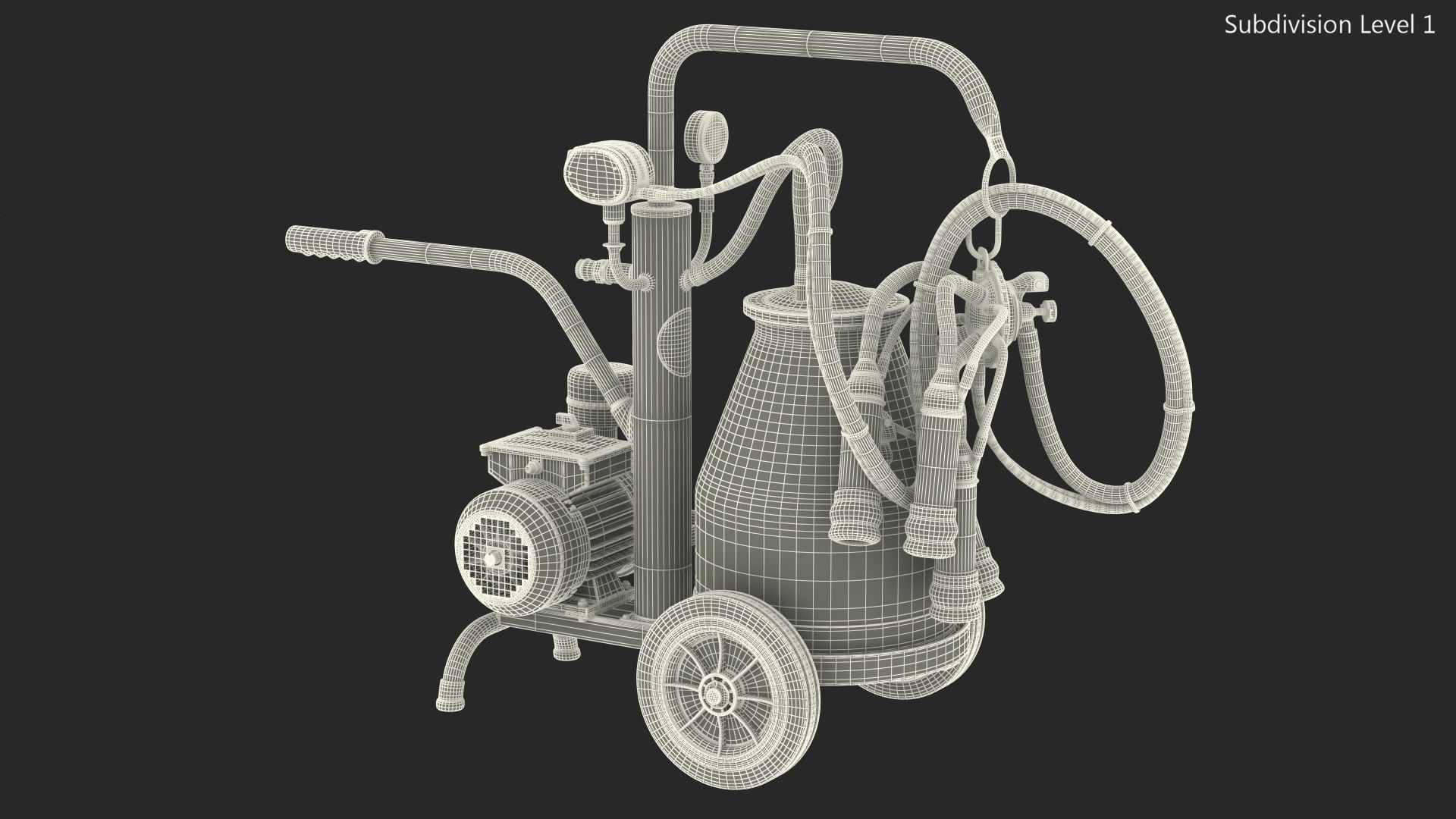 Milking Machine 3d Model Turbosquid 1916190