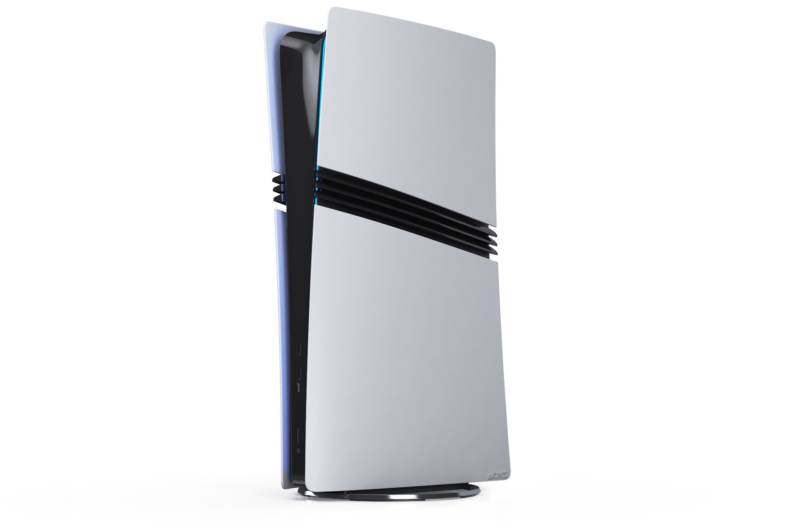 Sony Playstation 5 Pro Digital And Disk Edition Consoles 3D Model ...