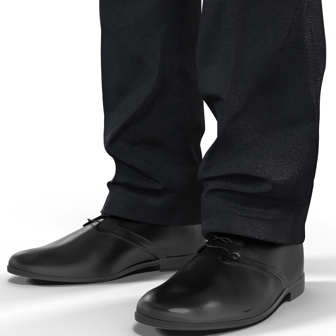 3d businessman rigged model