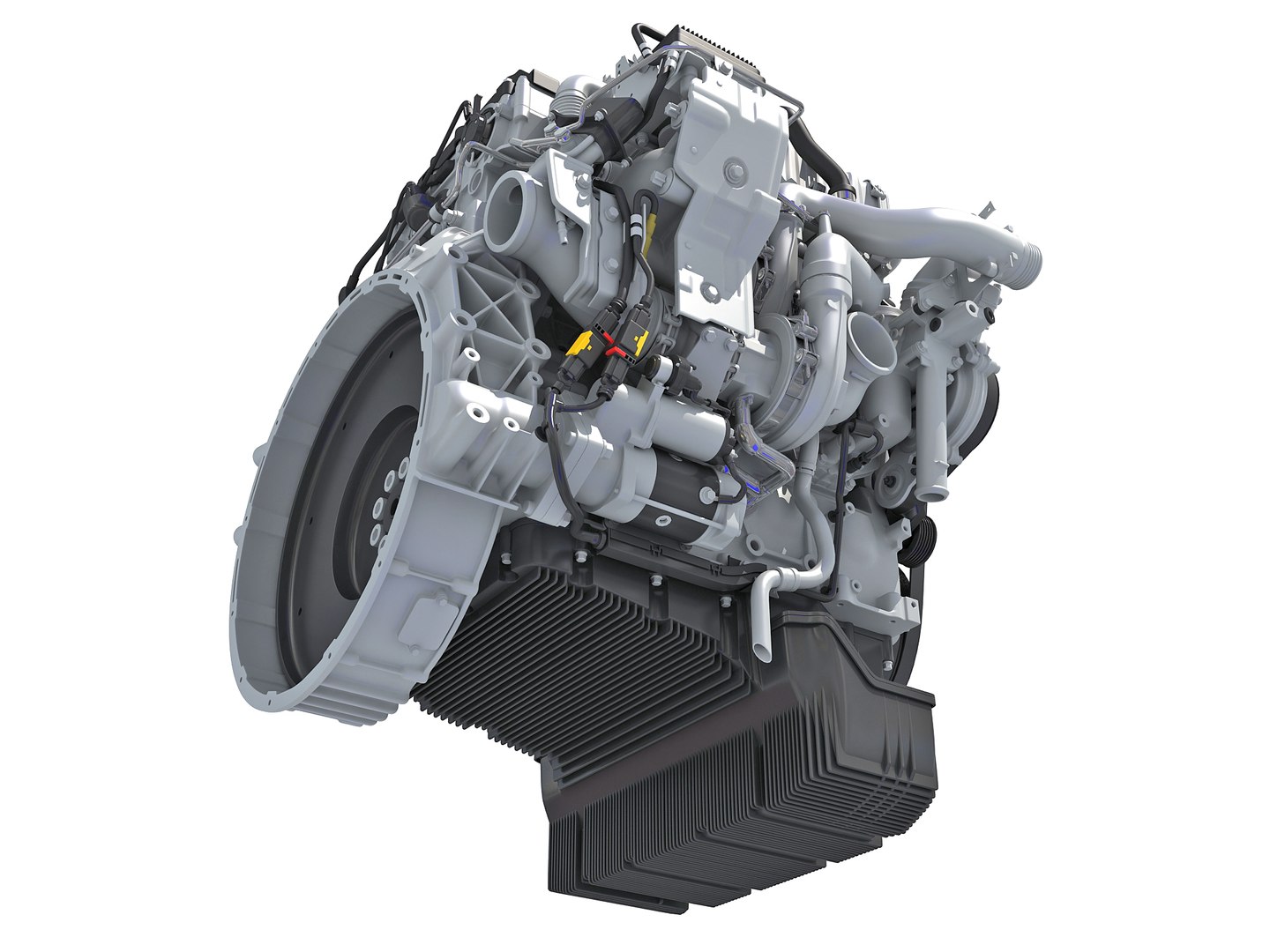 3D Engine Vehicle Model - TurboSquid 1411426