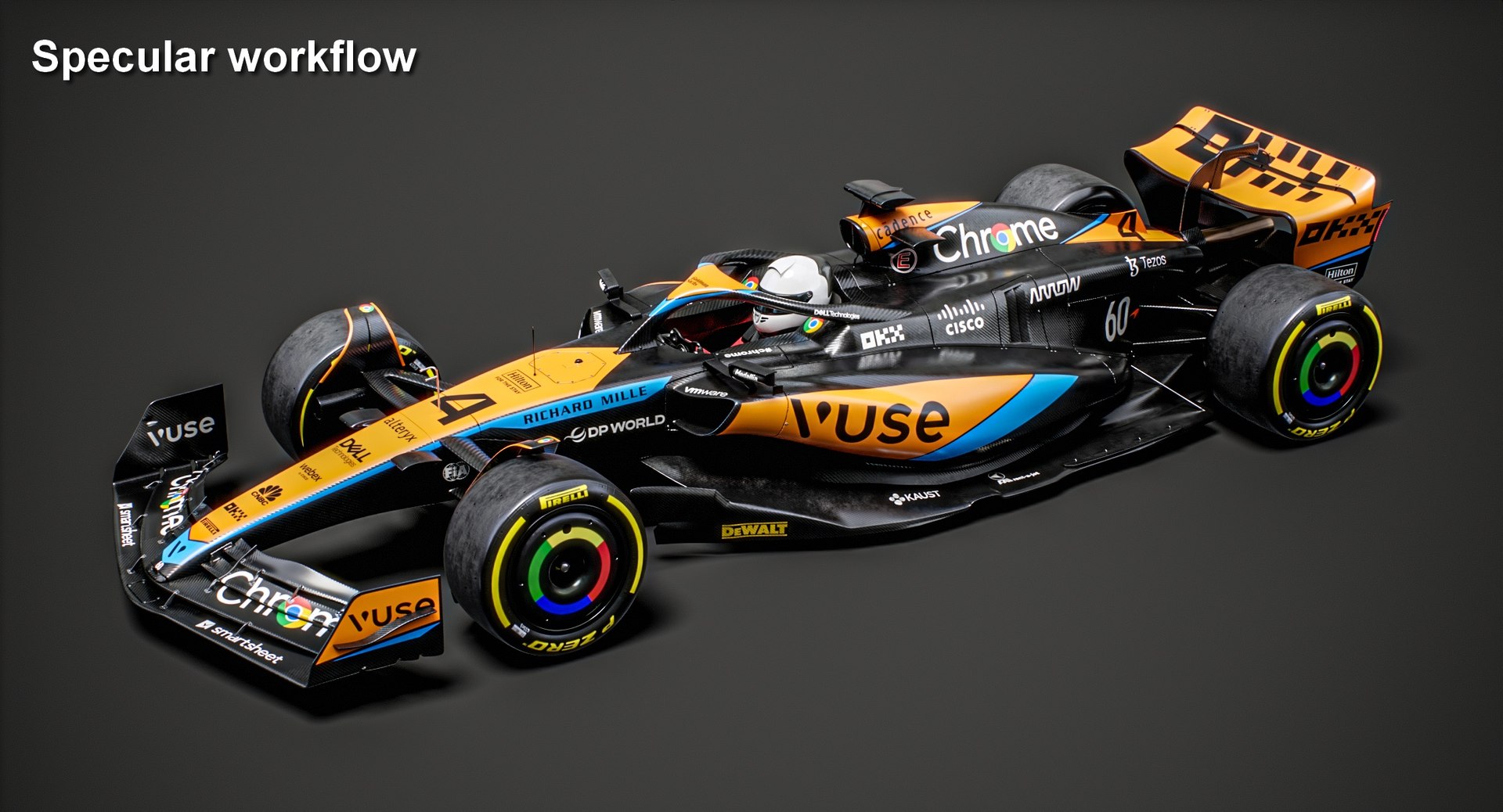 McLaren MCL60 F1 Team Season 2023 3D model - TurboSquid 2038989