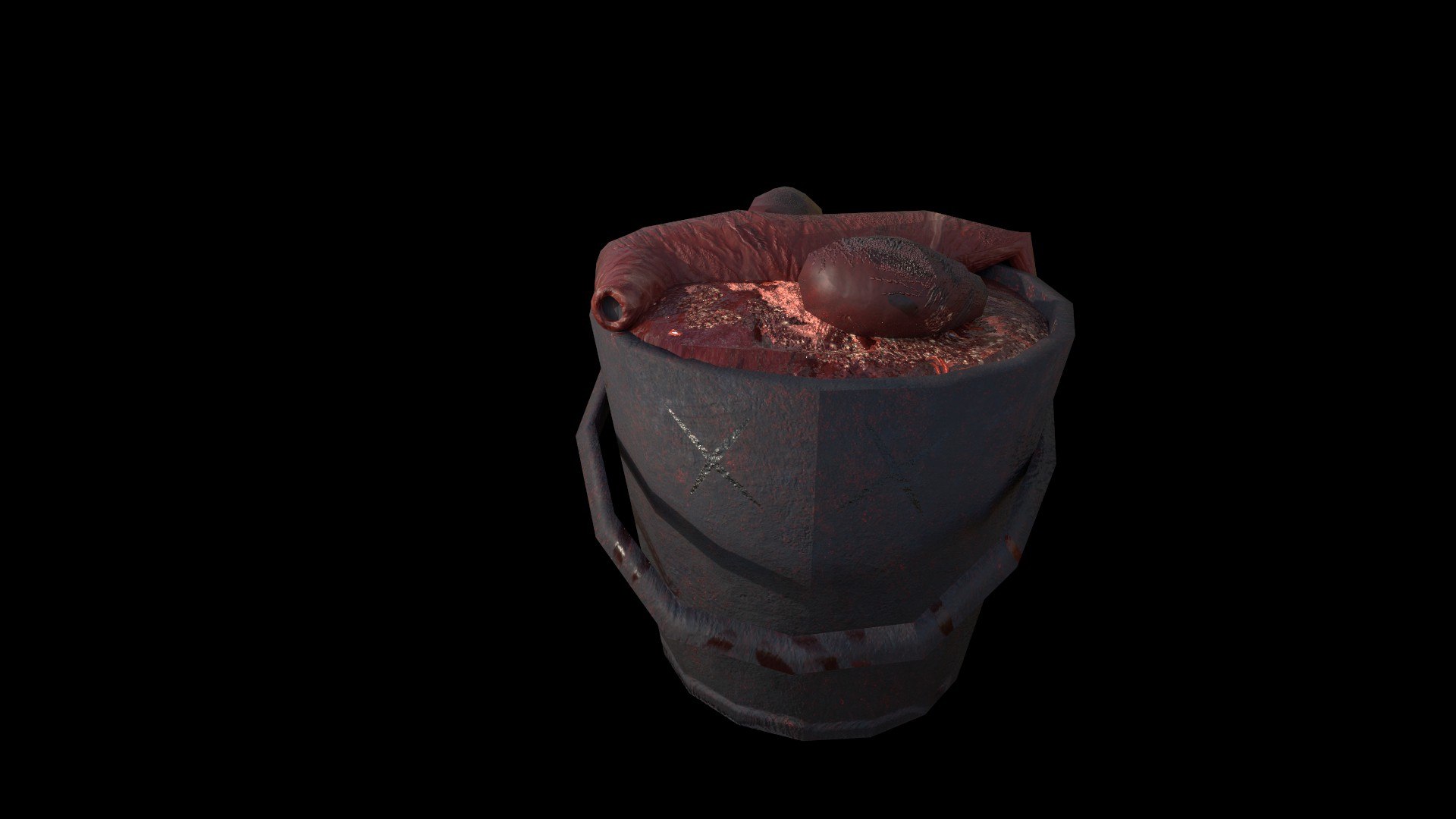 Dark Realms Meets Butchery Legacy Mansion Tools Organ Pail 3D Model ...