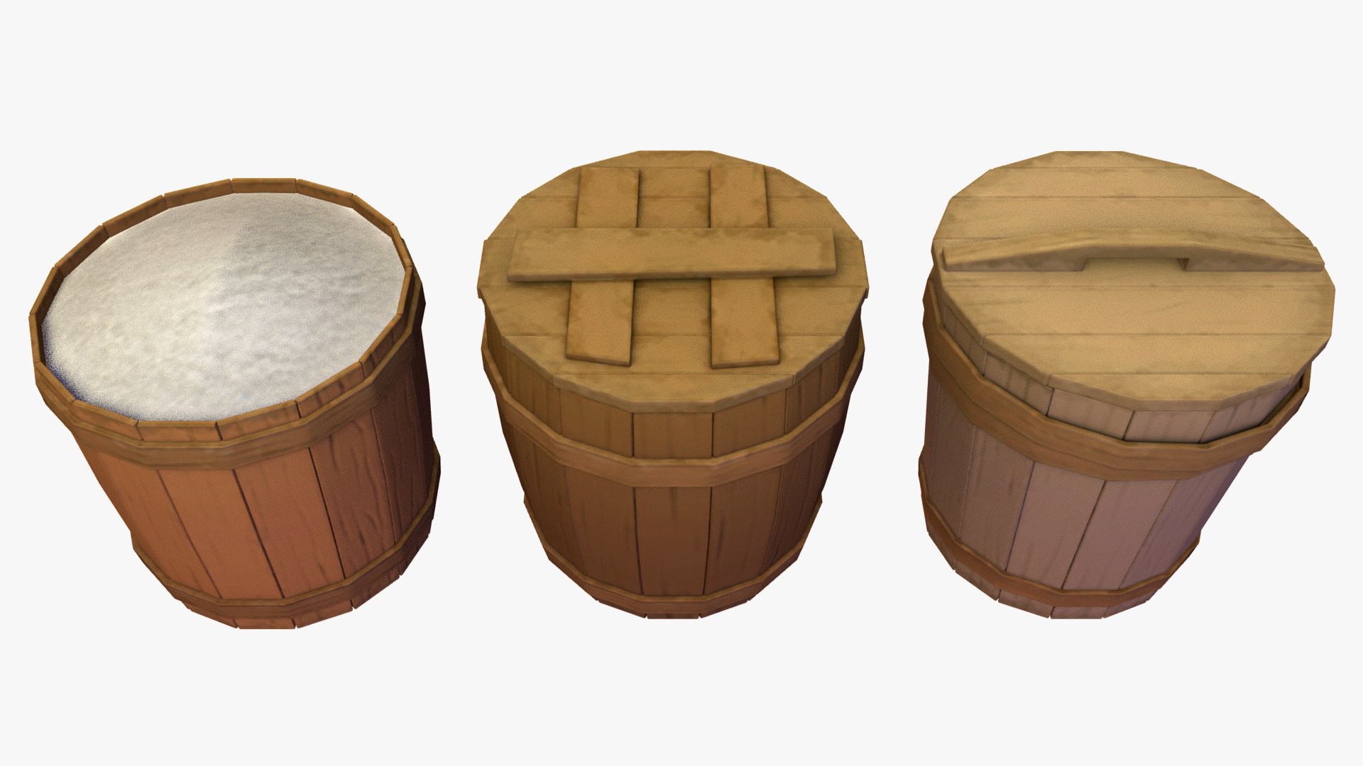 Ancient Chinese Barrel 3D Model - TurboSquid 2514036