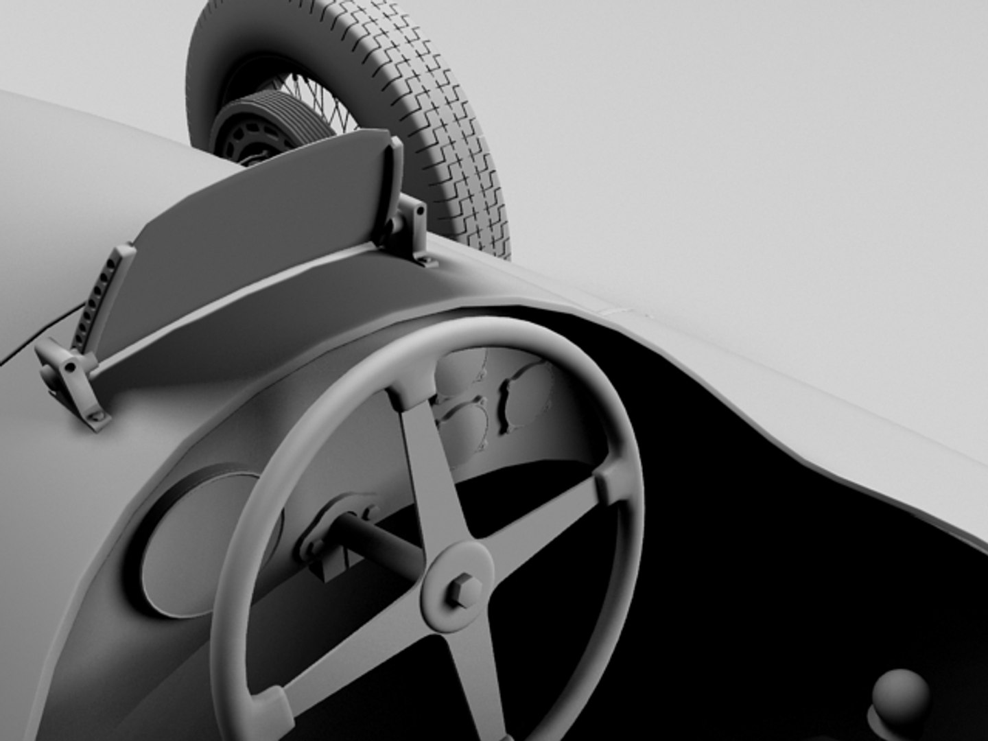 Auto Union Type D 3d Model