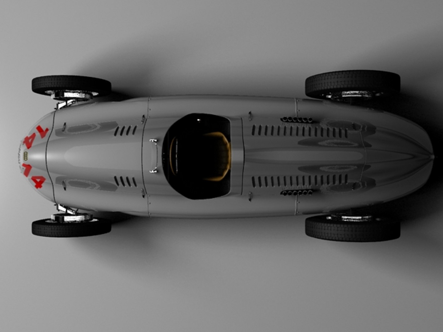 Auto Union Type D 3d Model
