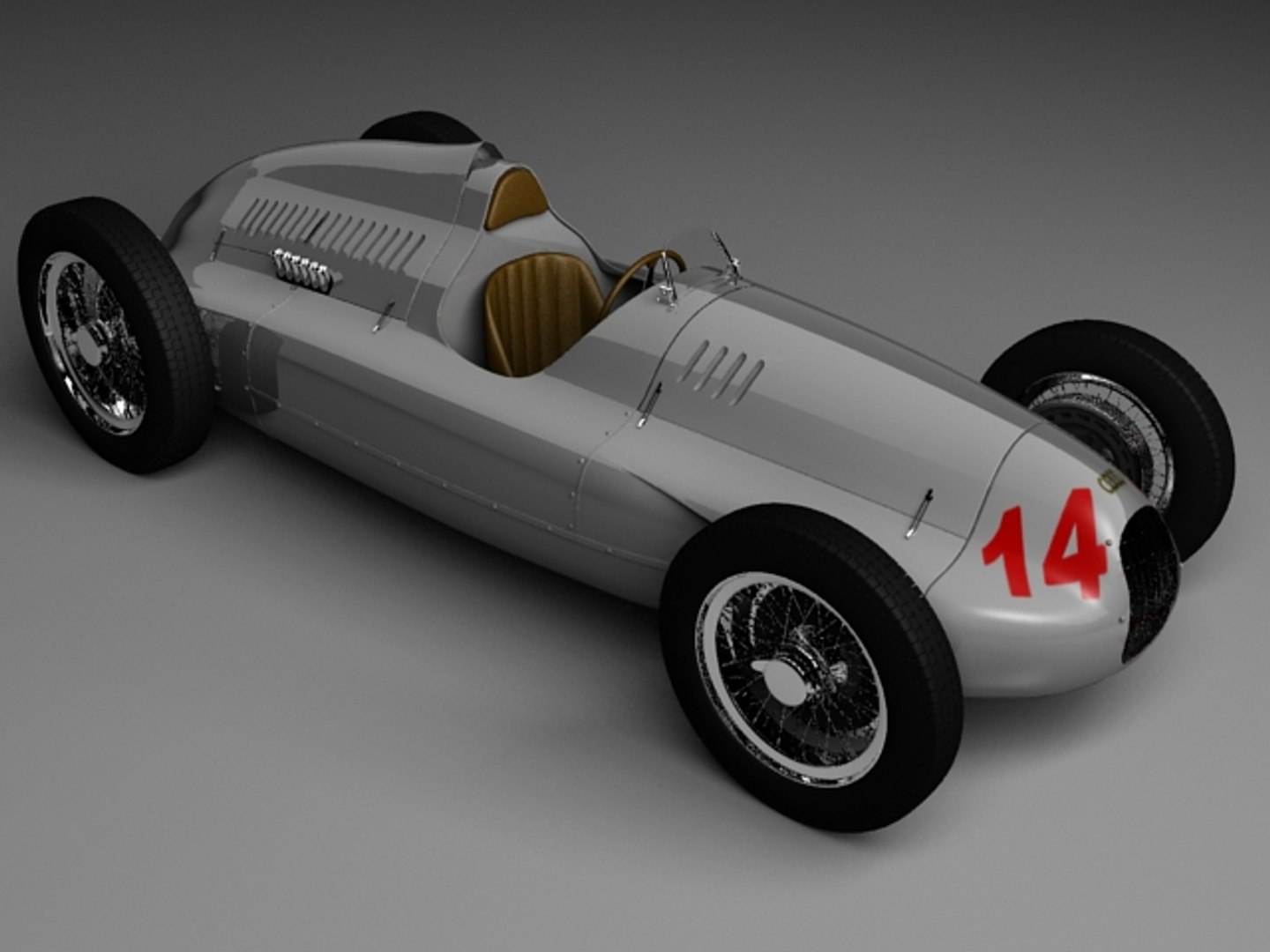 auto union type d 3d model