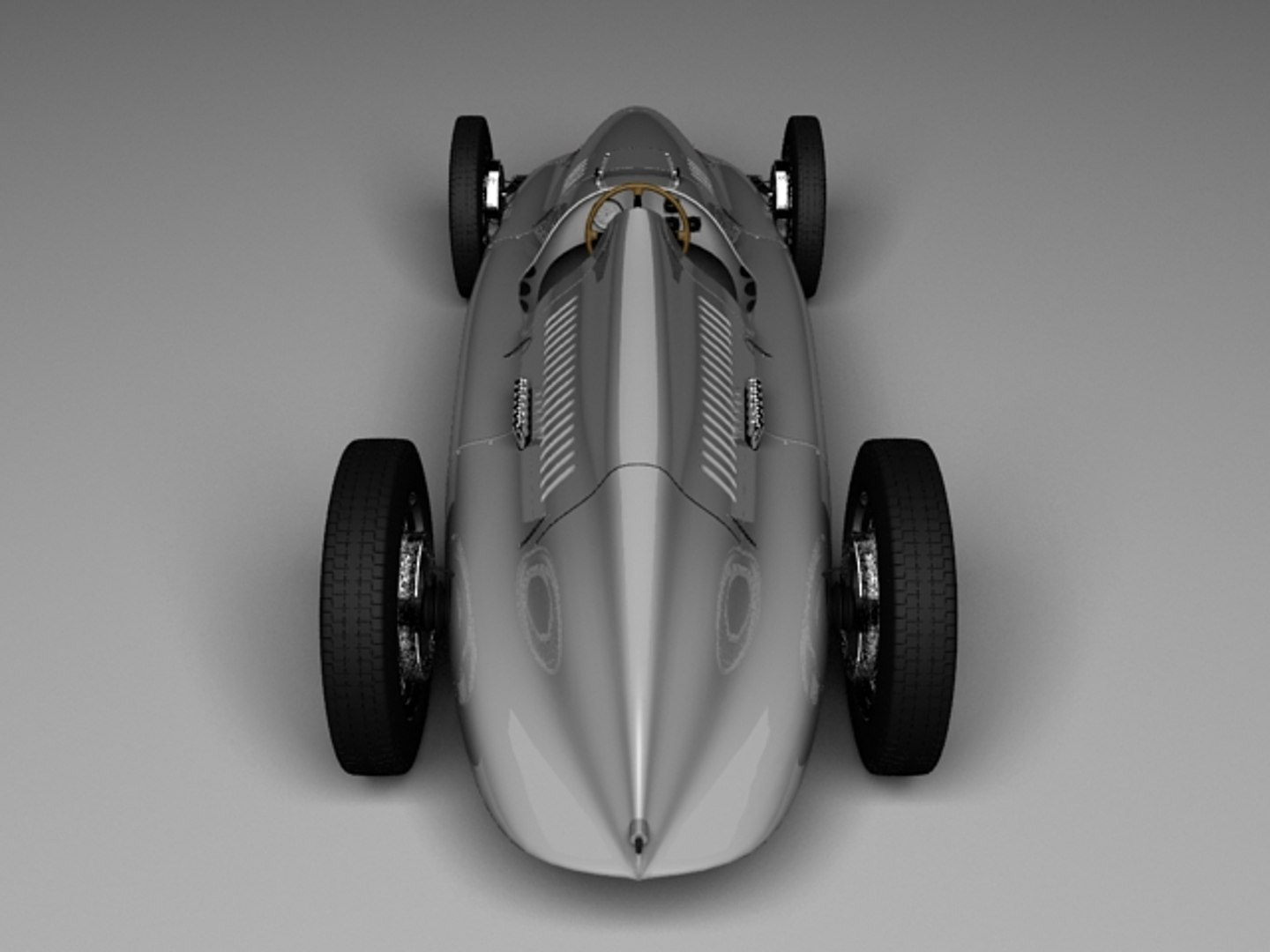 Auto Union Type D 3d Model