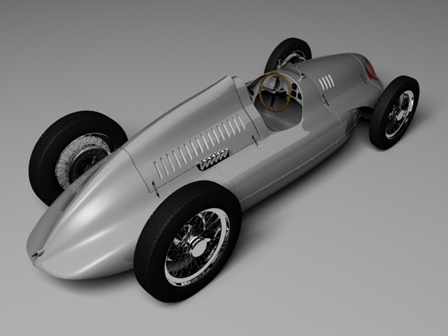 Auto Union Type D 3d Model