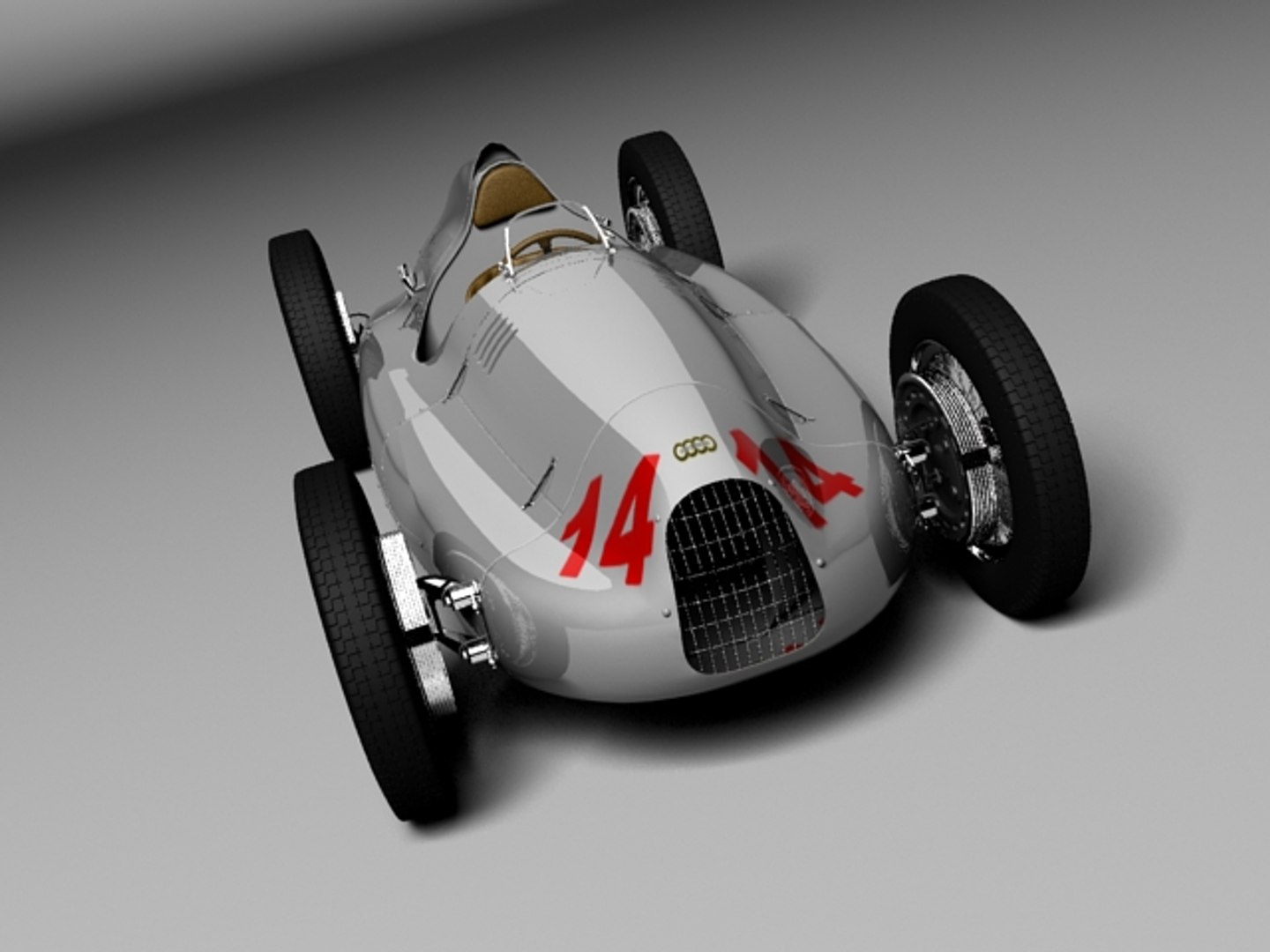 Auto Union Type D 3d Model